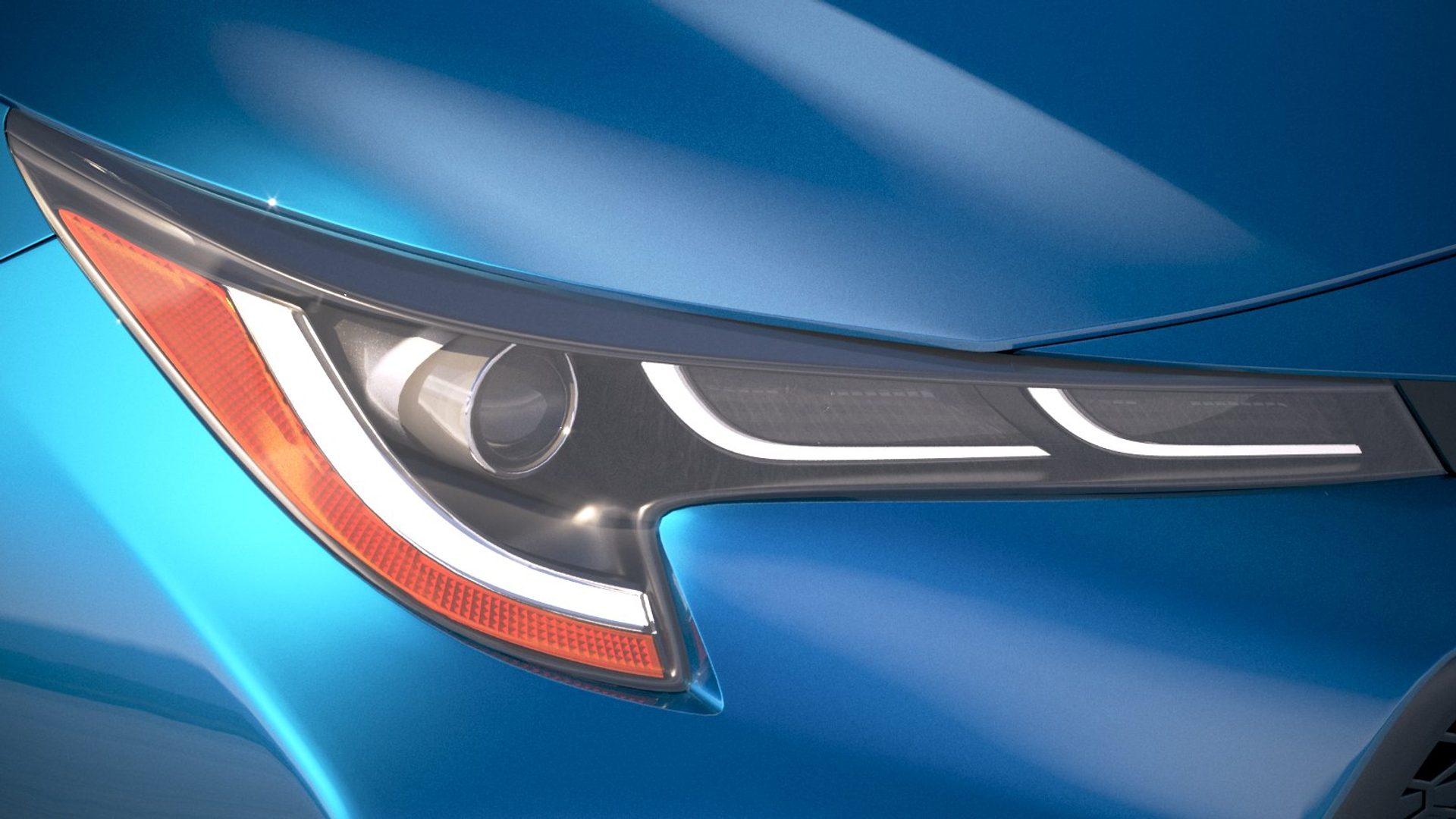 modelo 3d Toyota Corolla sedán regular 2020 - TurboSquid 1369466