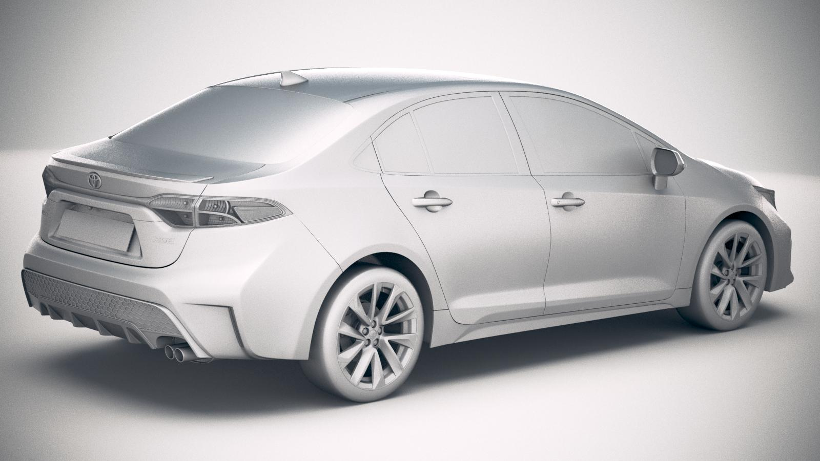 modelo 3d Toyota Corolla sedán regular 2020 - TurboSquid 1369466