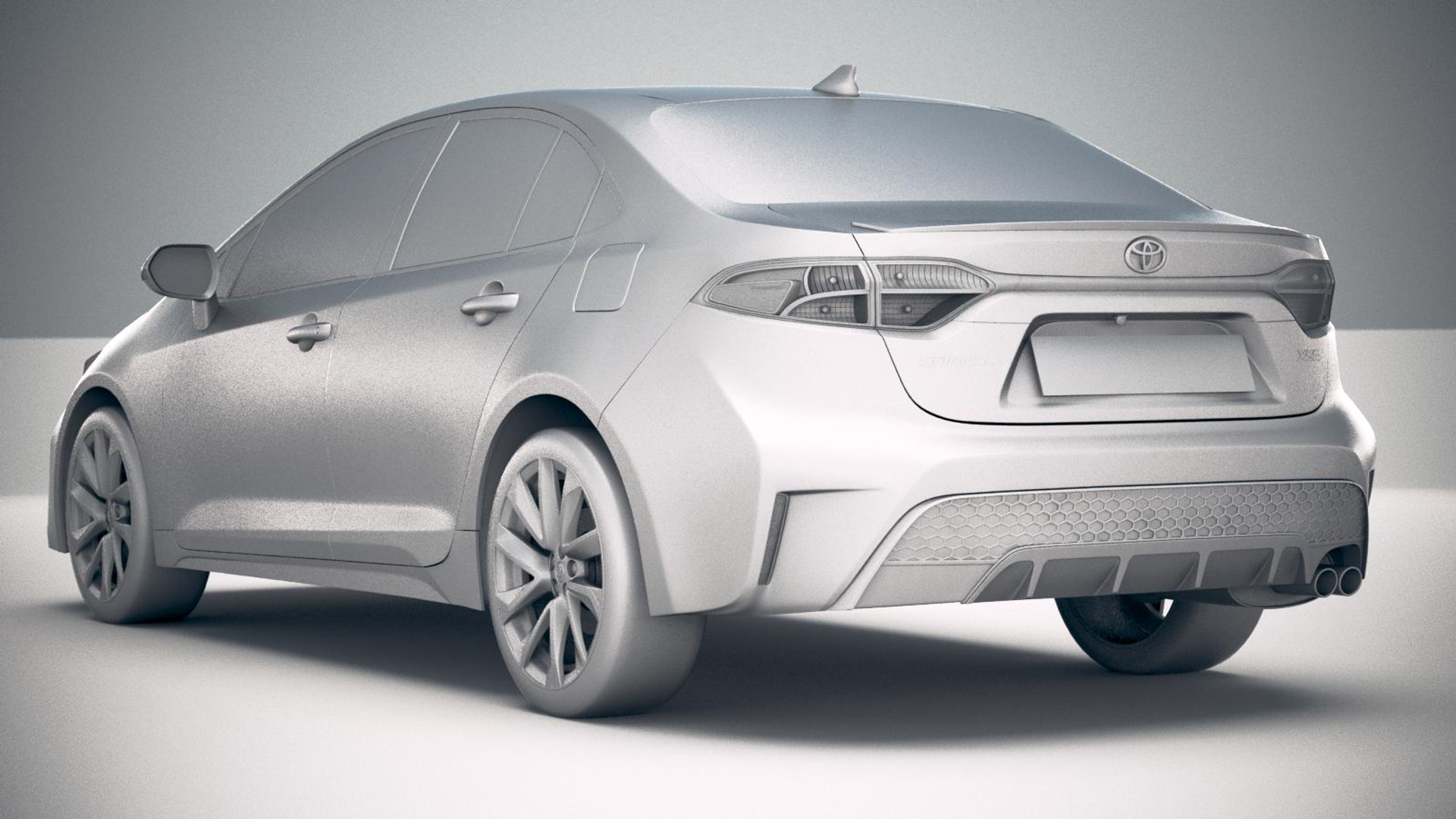 modelo 3d Toyota Corolla sedán regular 2020 - TurboSquid 1369466