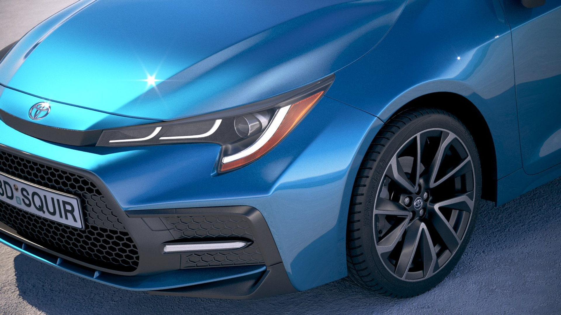 modelo 3d Toyota Corolla sedán regular 2020 - TurboSquid 1369466