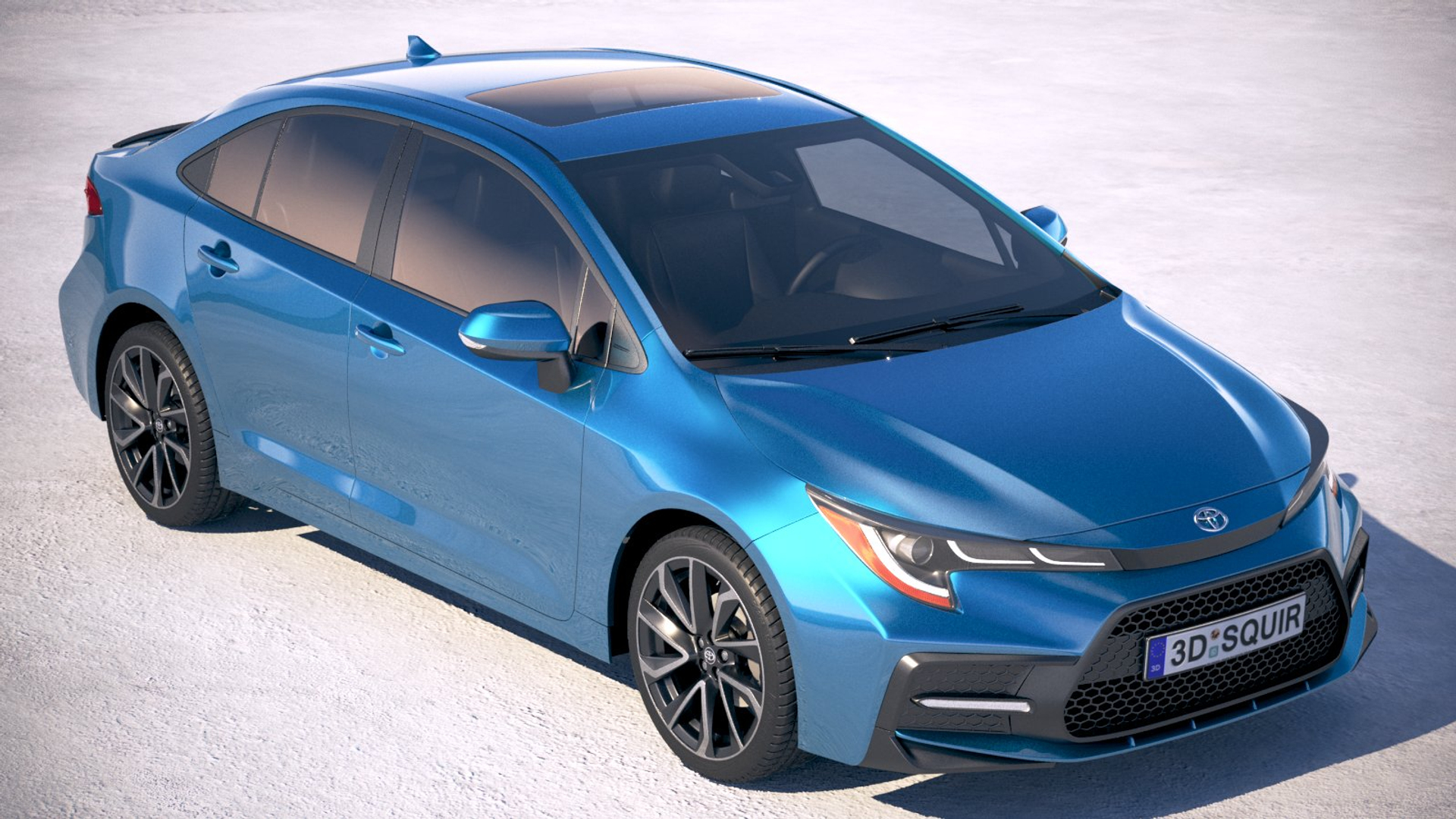 modelo 3d Toyota Corolla sedán regular 2020 - TurboSquid 1369466