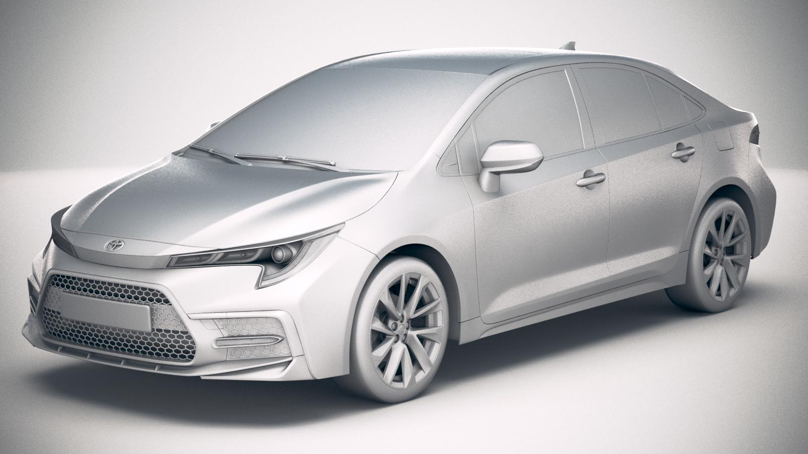 modelo 3d Toyota Corolla sedán regular 2020 - TurboSquid 1369466