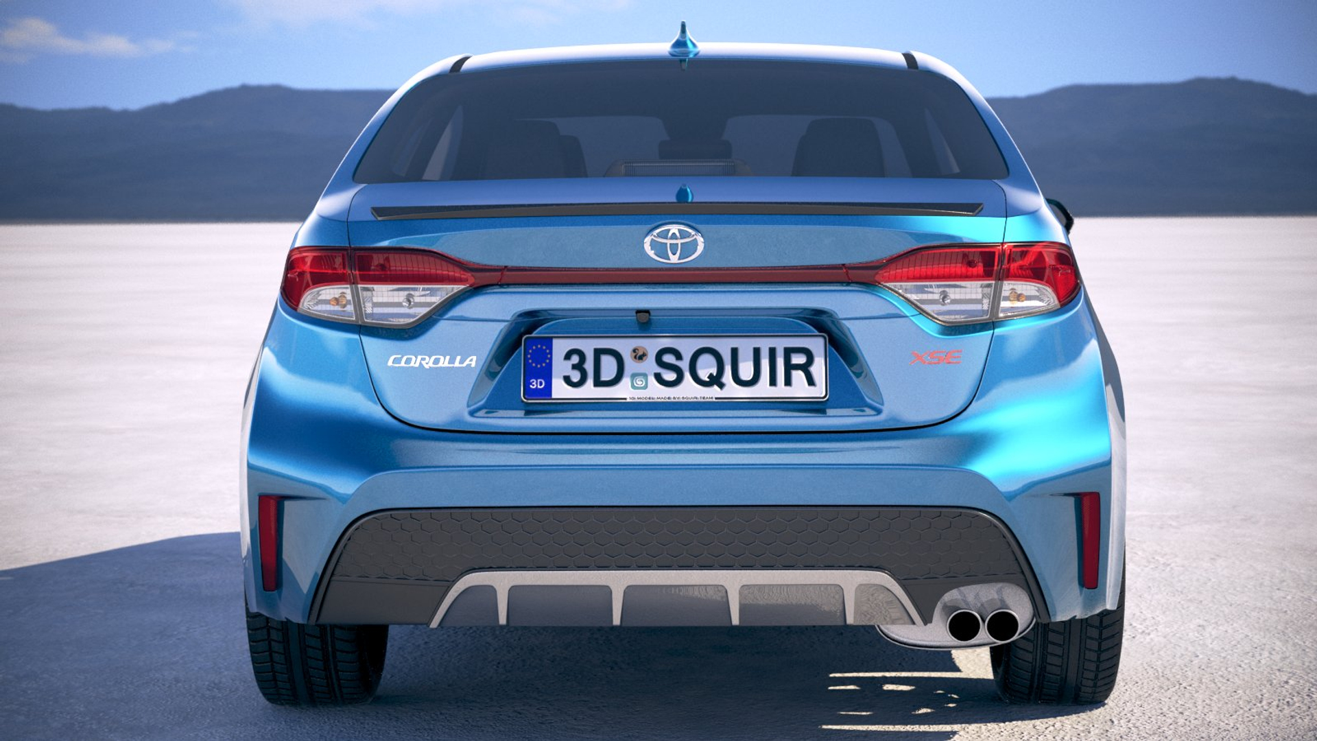 modelo 3d Toyota Corolla sedán regular 2020 - TurboSquid 1369466