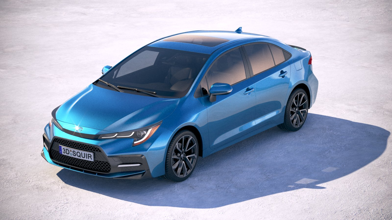 modelo 3d Toyota Corolla sedán regular 2020 - TurboSquid 1369466