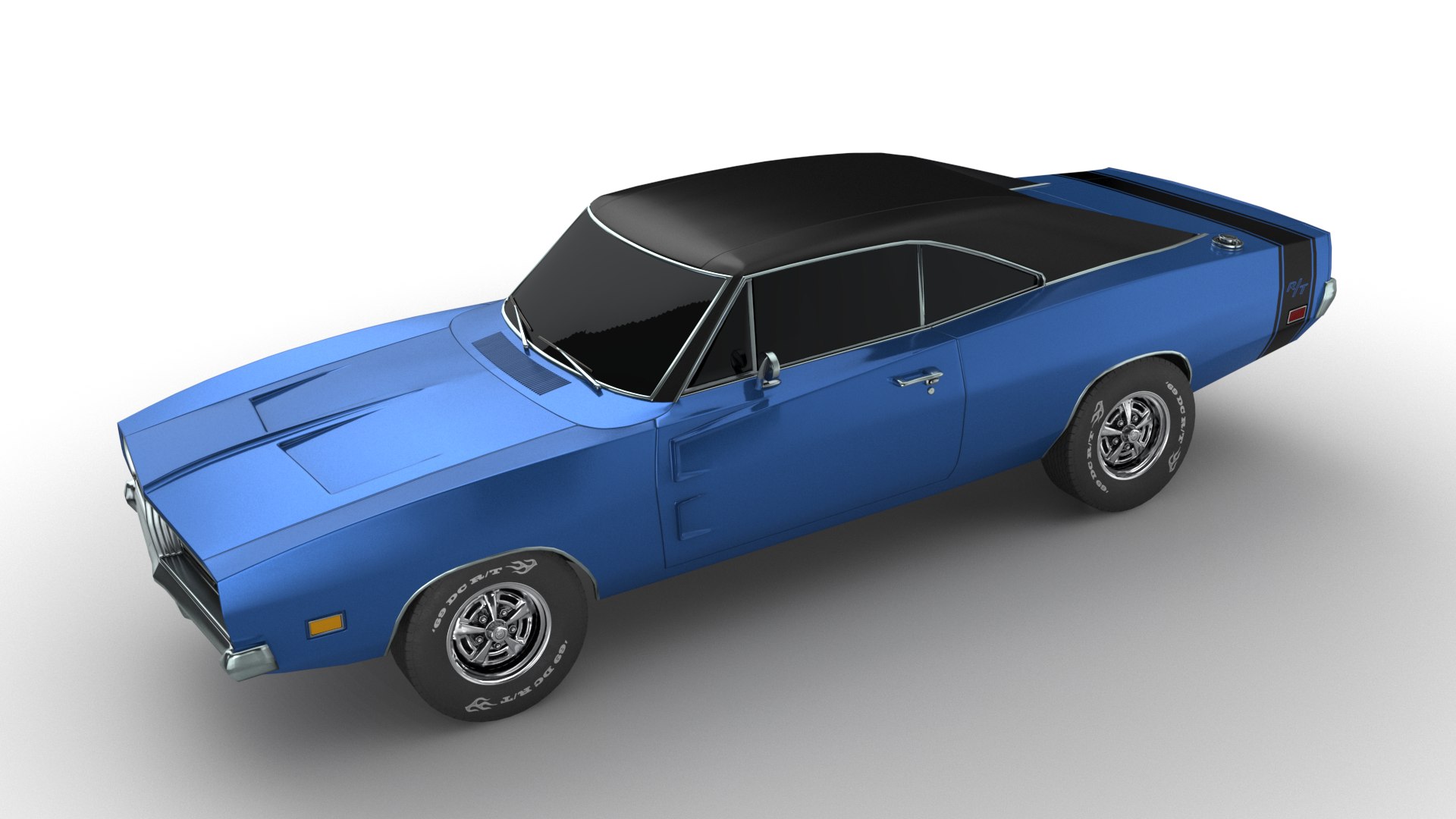 Muscle Car 3D Model - TurboSquid 2224059