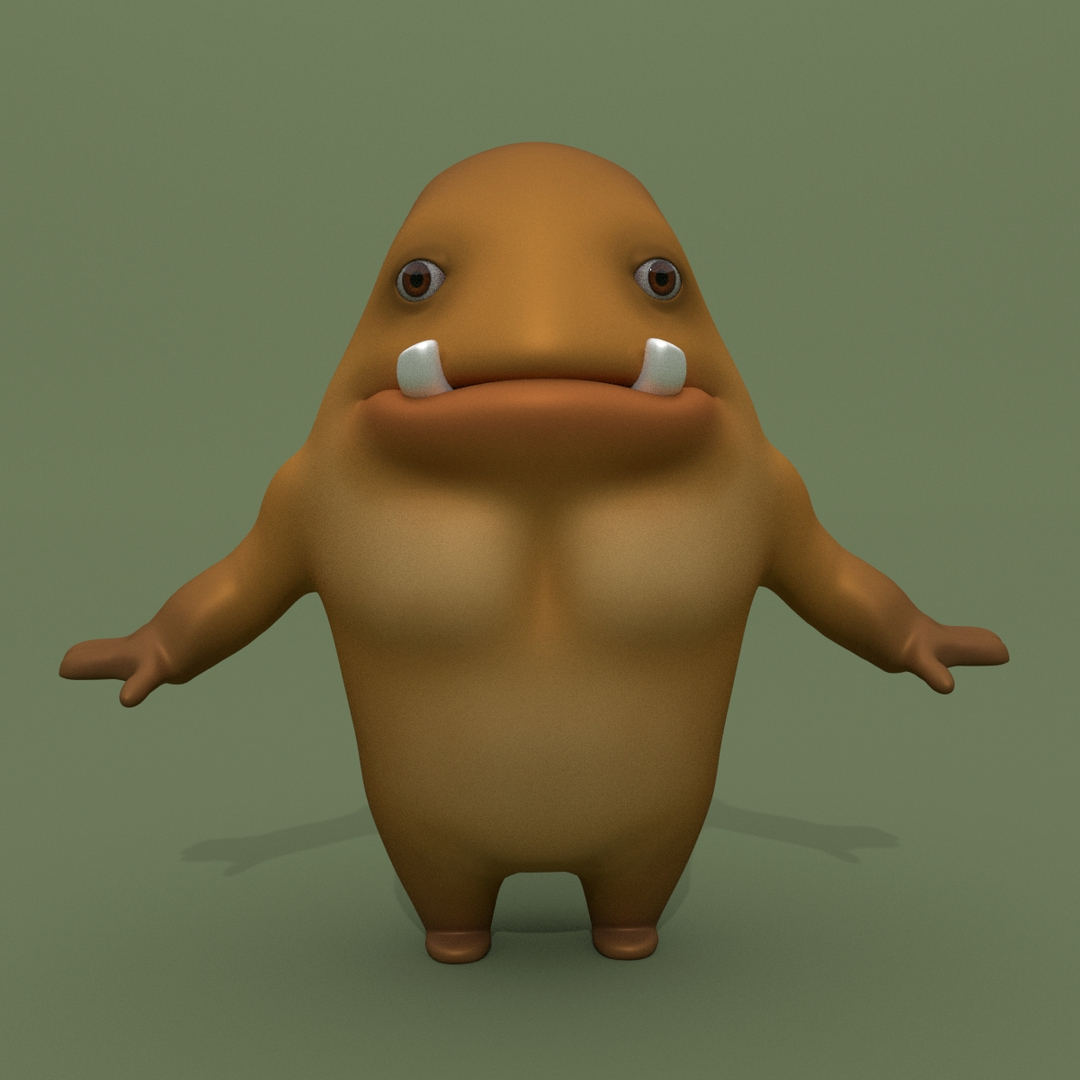 Monster Cartoon Sweetie Model - TurboSquid 1195143
