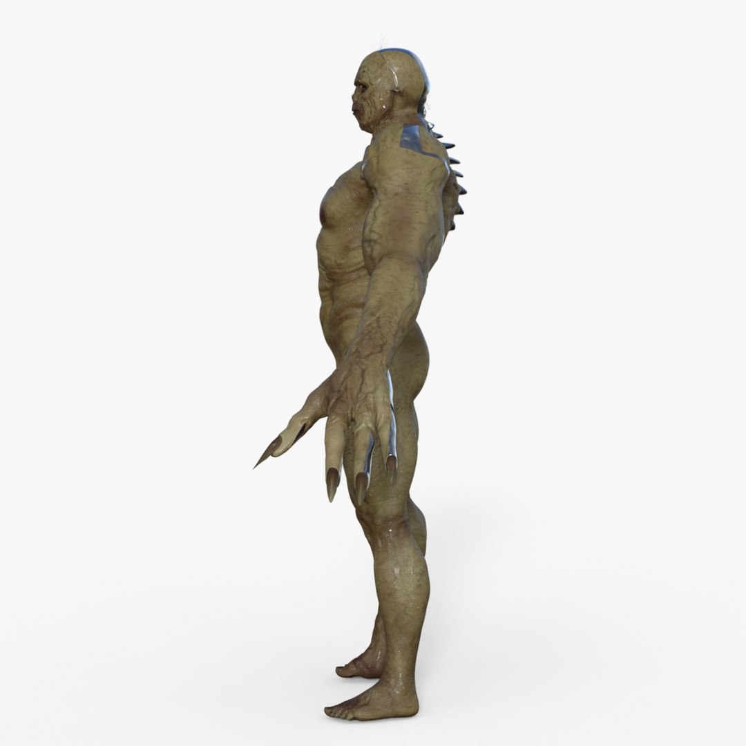 Scary Zombi Rigged 3D Model - TurboSquid 2212342