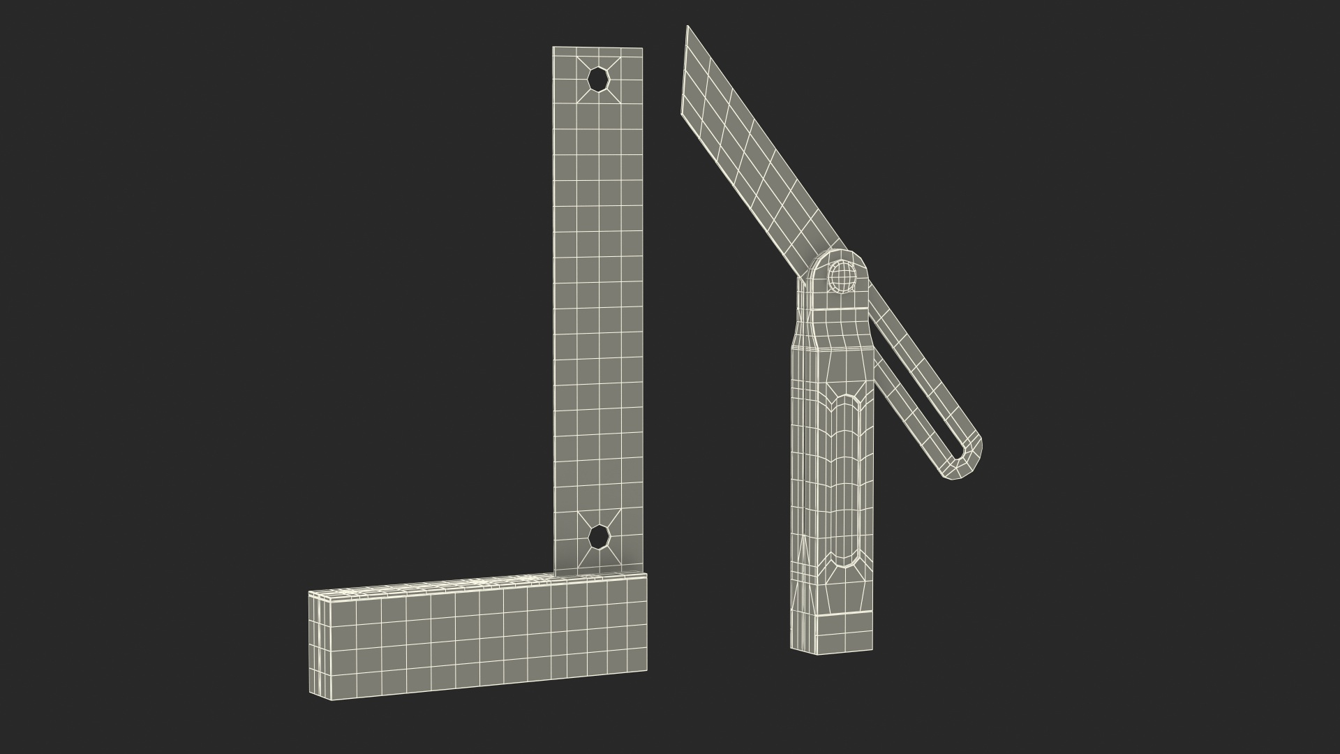 Sliding T Square Setting 3D Model - TurboSquid 1486779