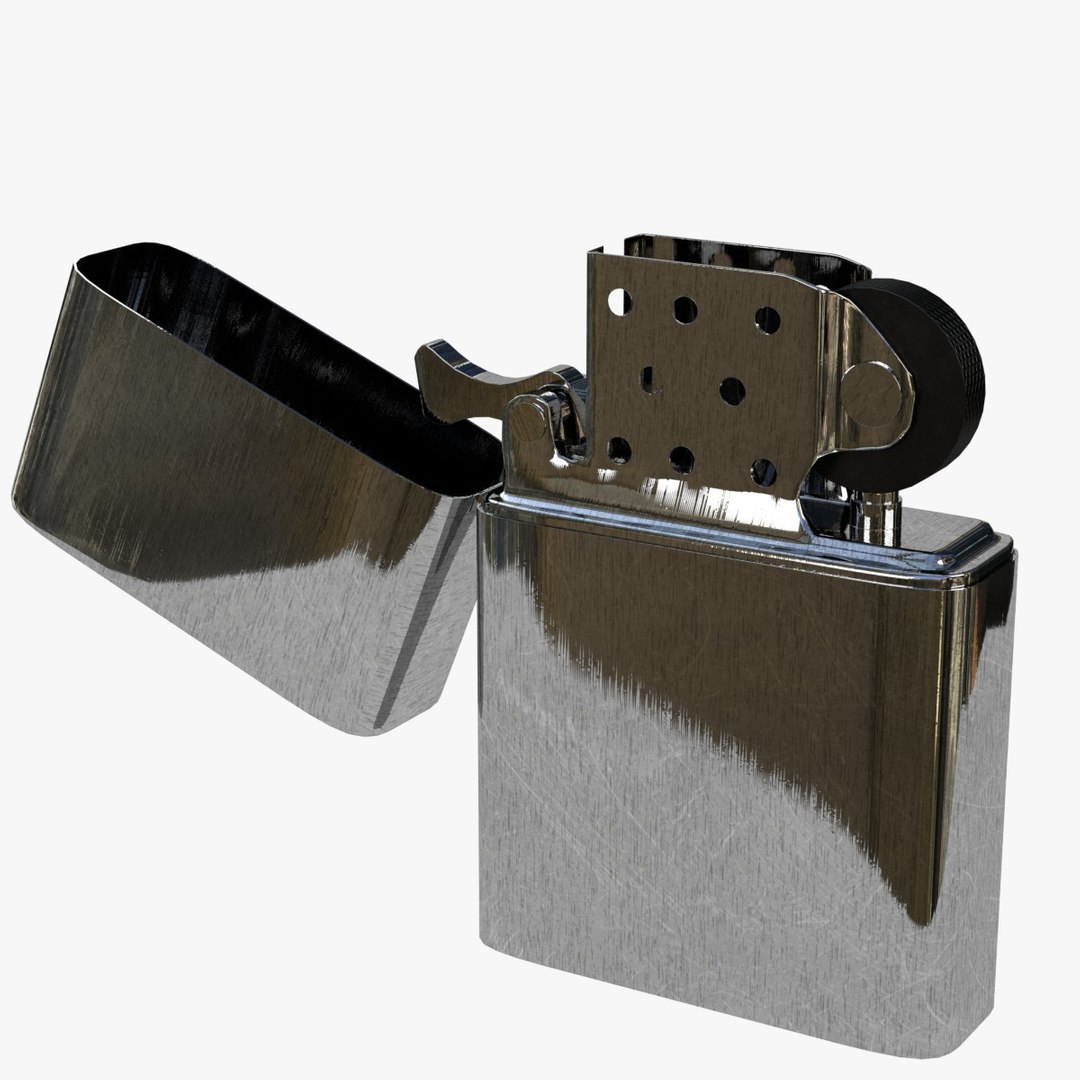 Metal Lighter Model - TurboSquid 1372795