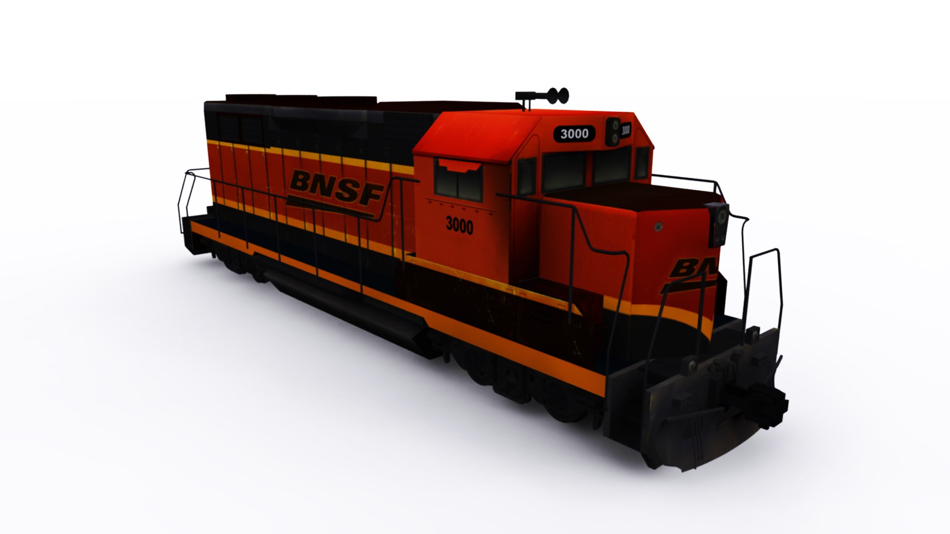 EMD GP 40 model - TurboSquid 2118211