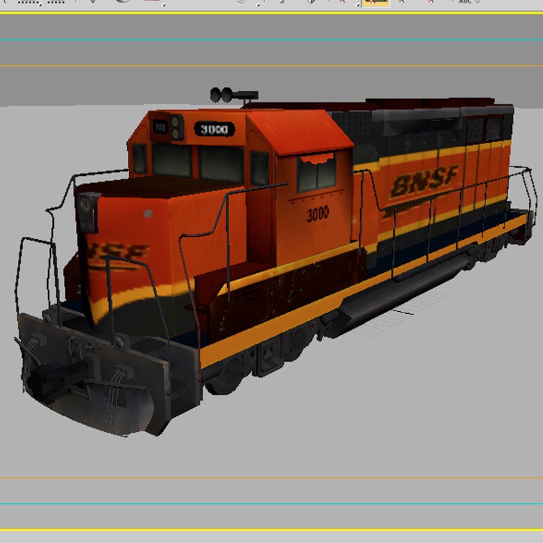 EMD GP 40 model - TurboSquid 2118211