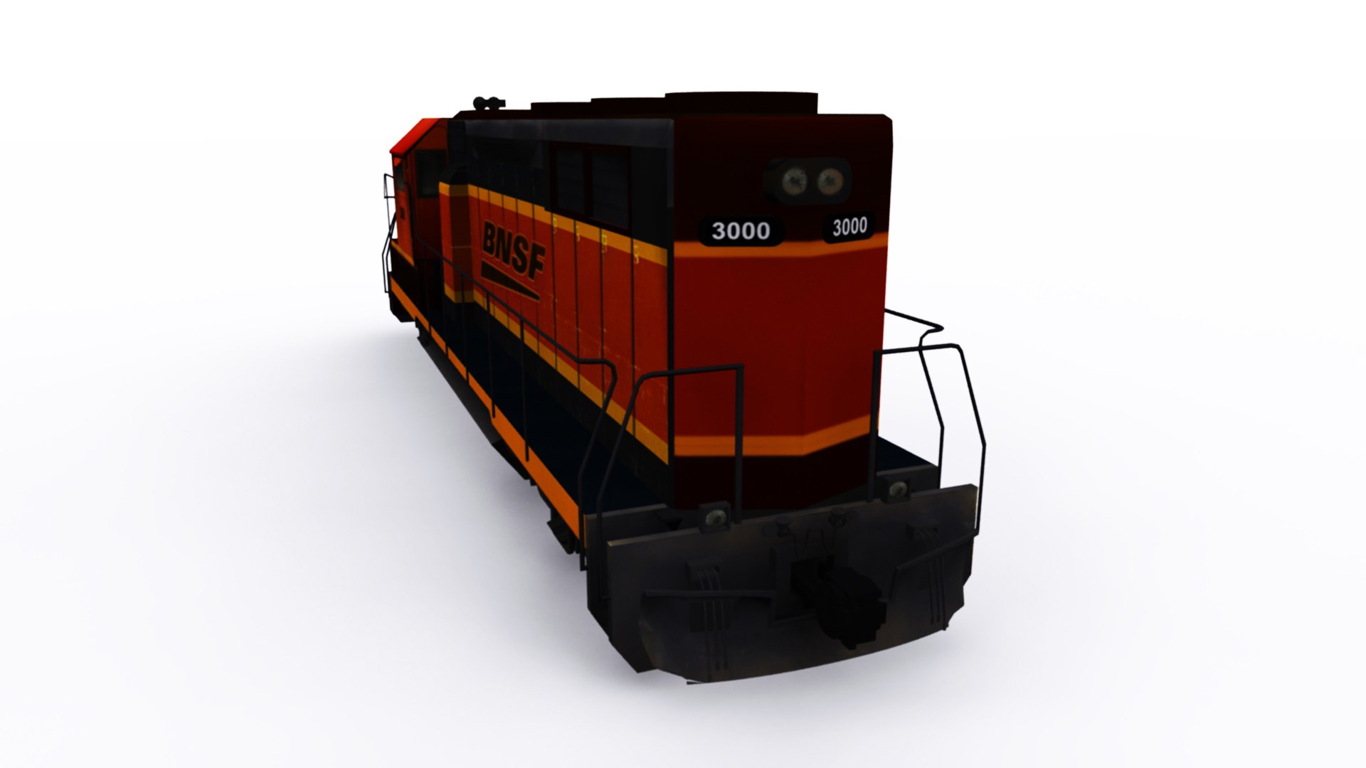 EMD GP 40 model - TurboSquid 2118211