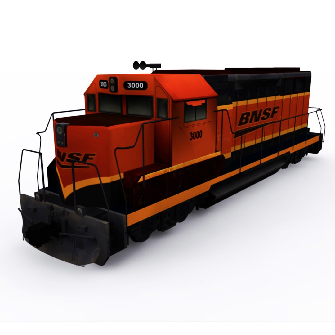 EMD GP 40 model - TurboSquid 2118211