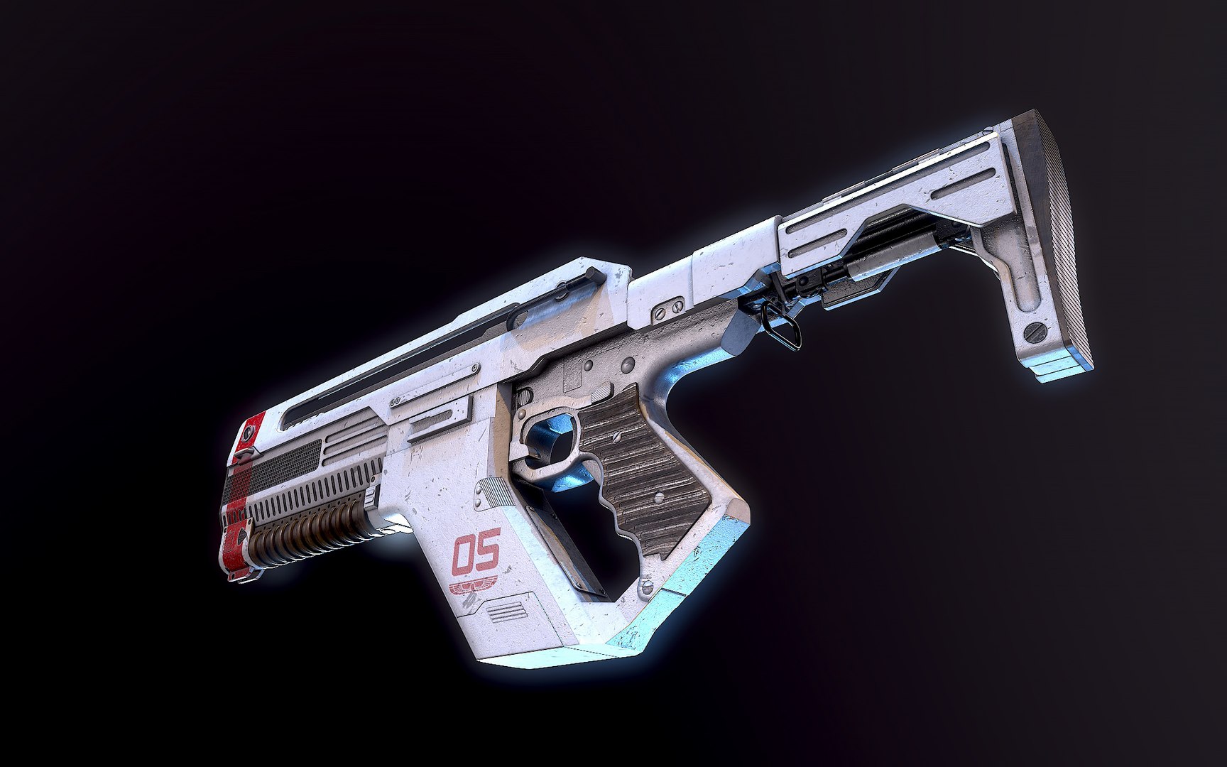 3D F44AA Pulse Rifle Alien Romulus - TurboSquid 2280000