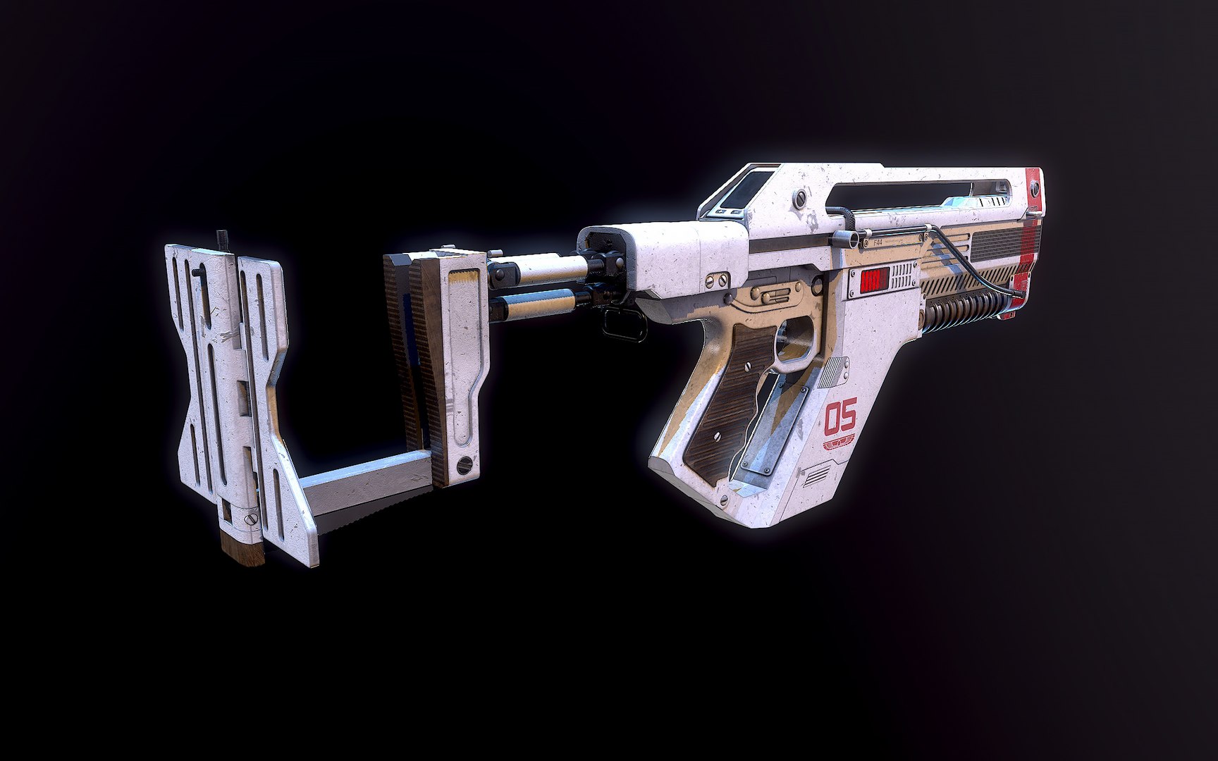 3D F44AA Pulse Rifle Alien Romulus - TurboSquid 2280000
