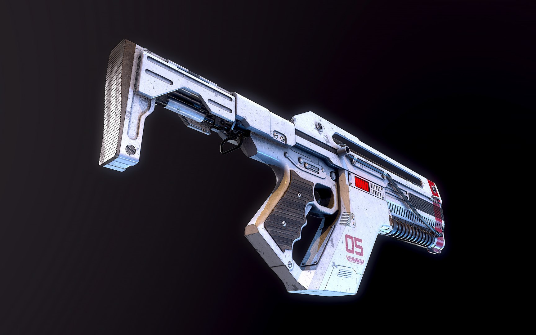 3D F44AA Pulse Rifle Alien Romulus - TurboSquid 2280000