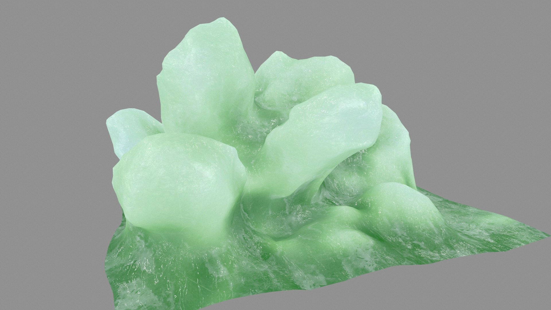 3D Ice Rock Model - TurboSquid 1293527