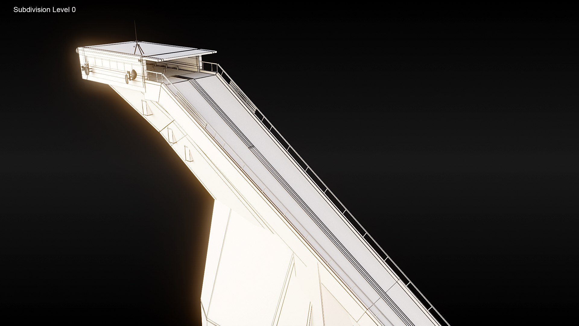 Ski Jumping Ramp And Judges Tower 3D - TurboSquid 2136068