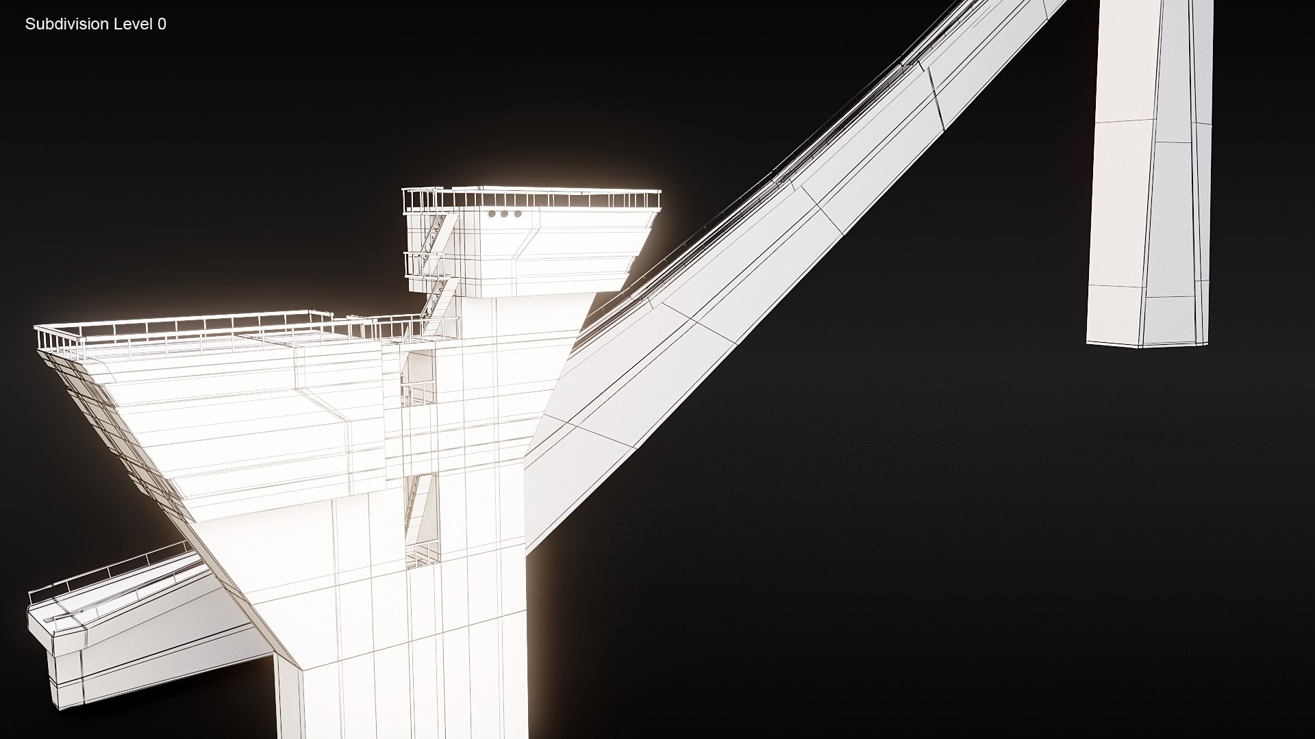 Ski Jumping Ramp And Judges Tower 3D - TurboSquid 2136068