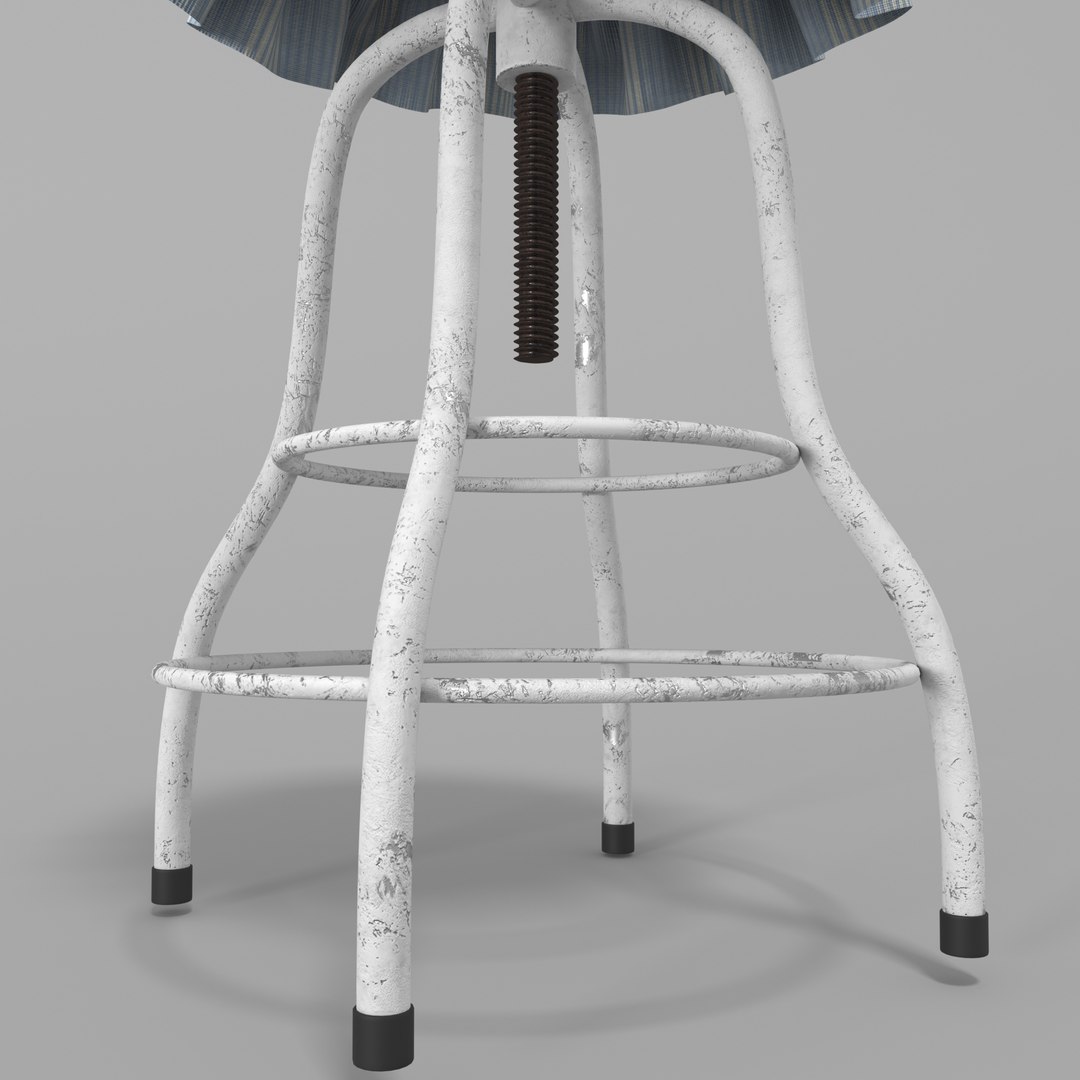 3D Vintage screw chair - TurboSquid 1949337
