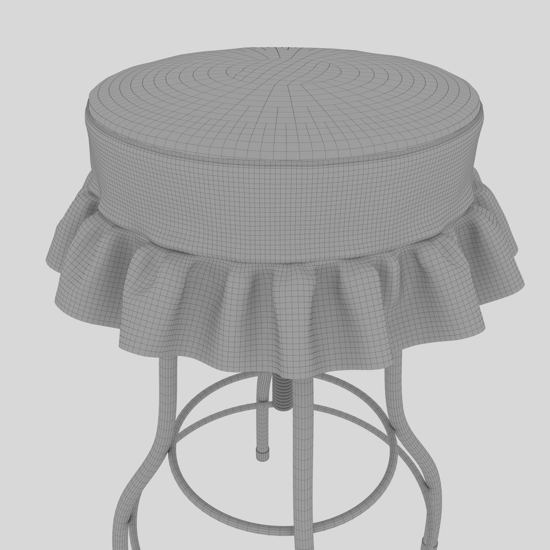 3D Vintage screw chair - TurboSquid 1949337