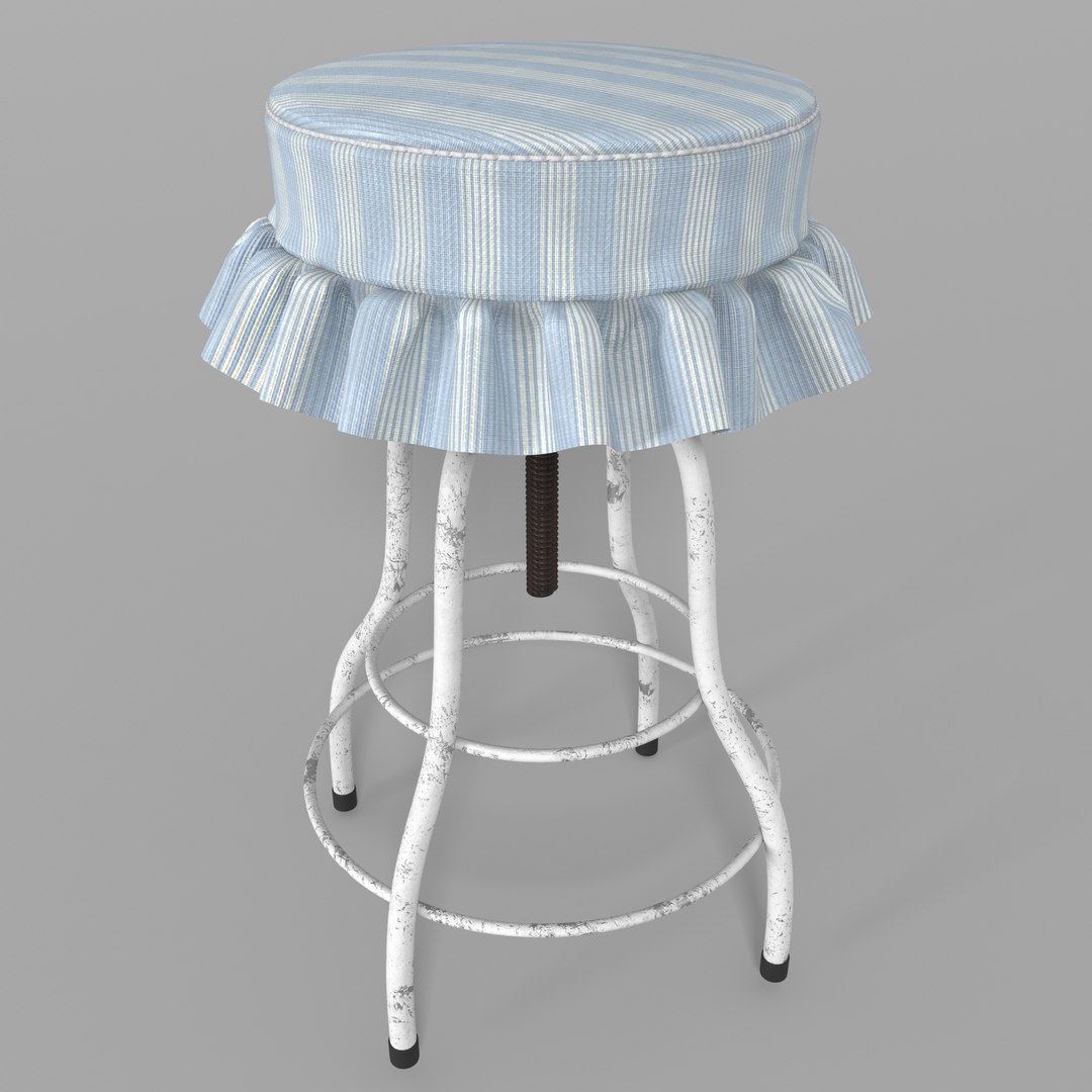 3D Vintage screw chair - TurboSquid 1949337