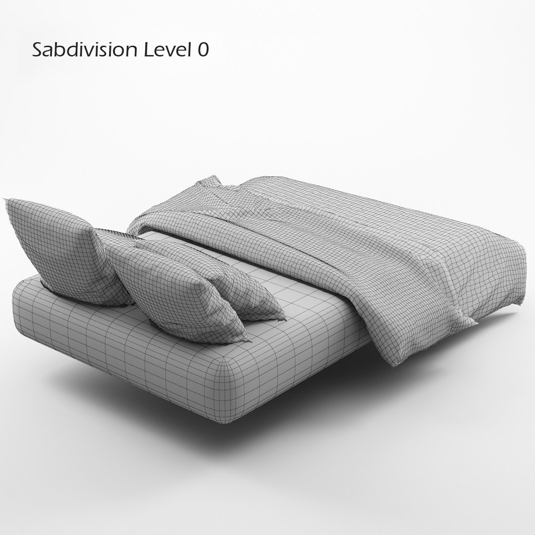 Bed Linen 3d Model