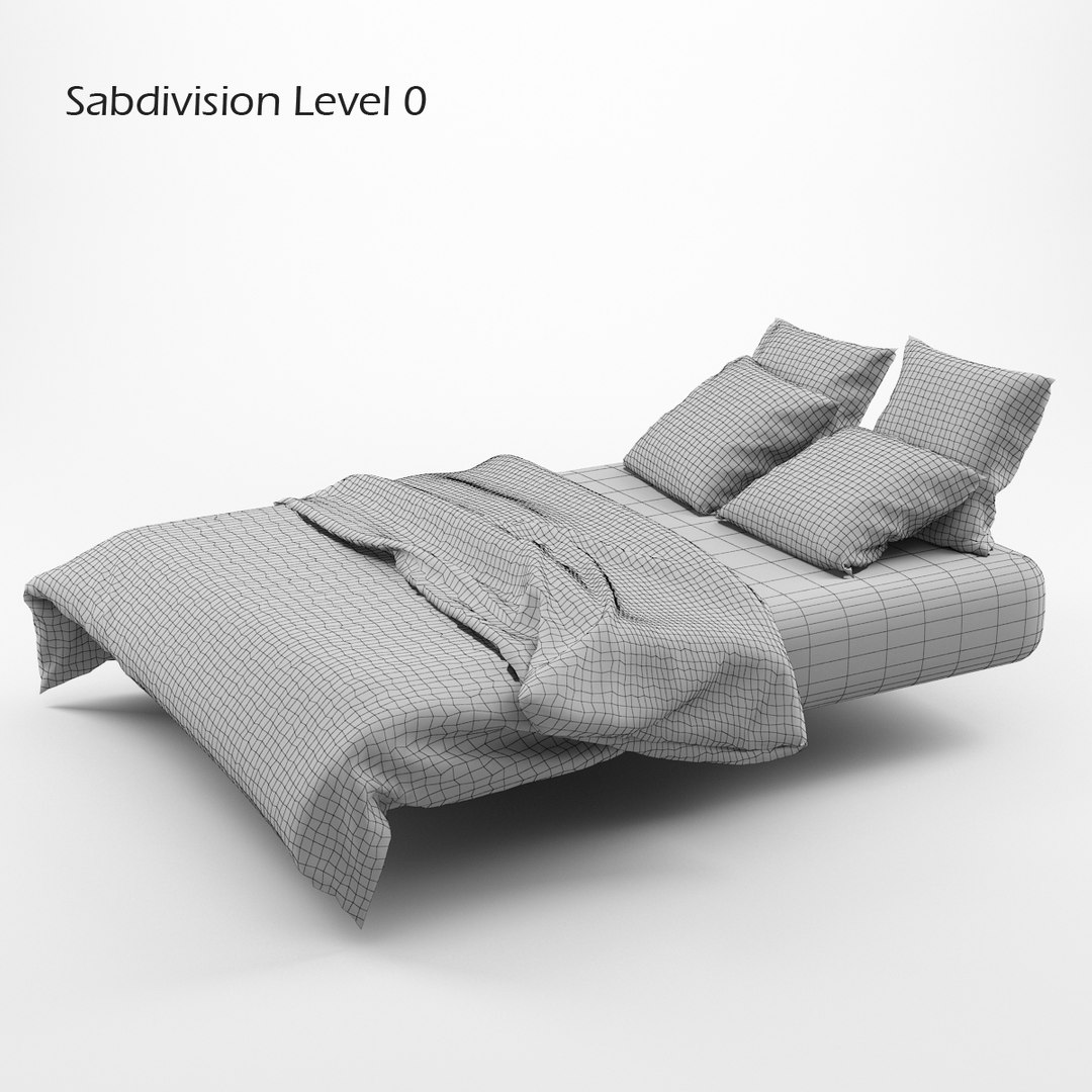 Bed Linen 3d Model
