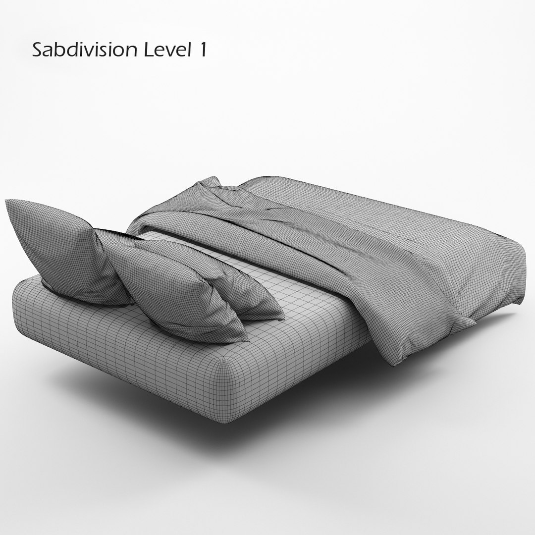 Bed Linen 3d Model
