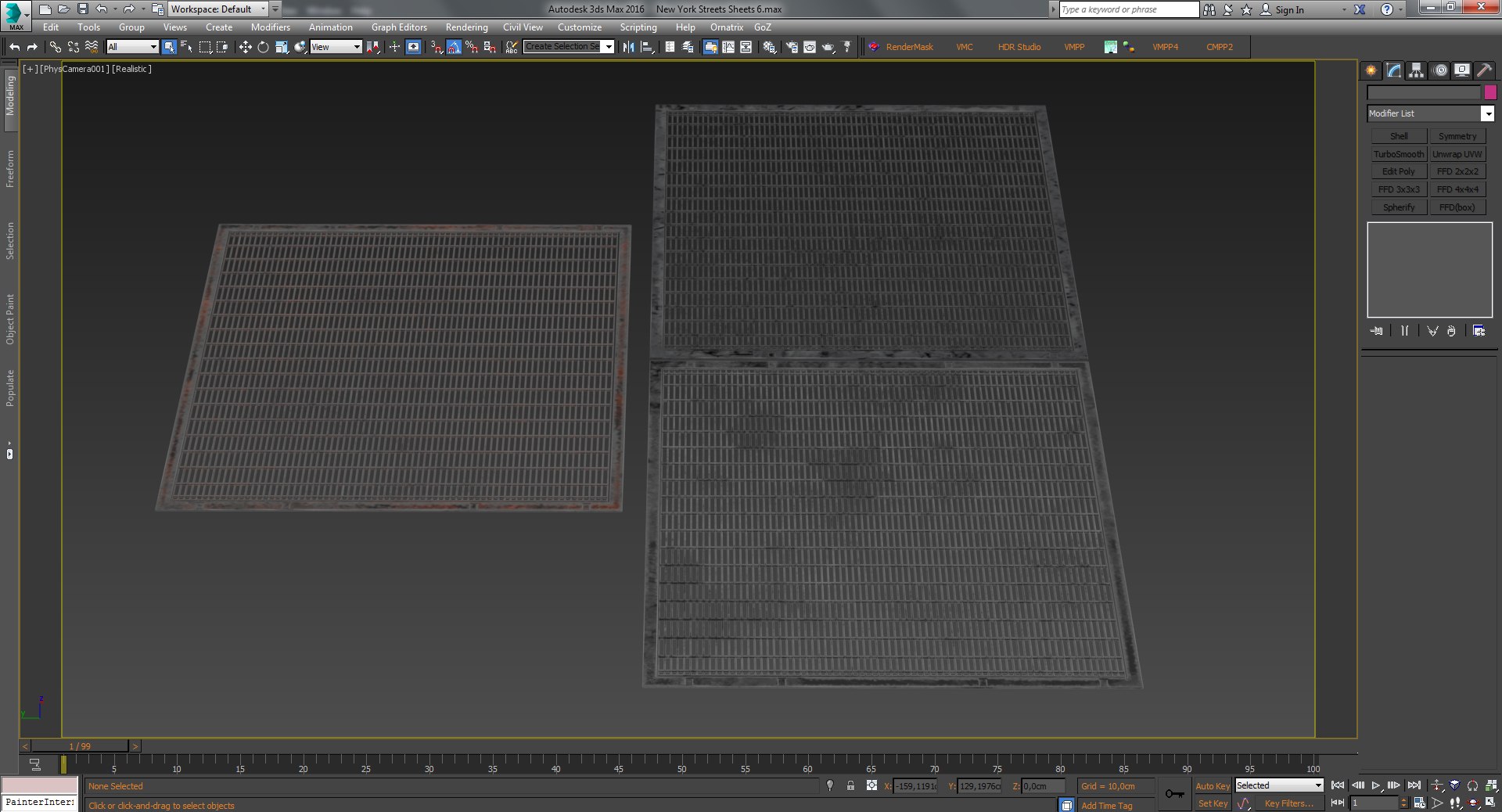 Grate 3D model - TurboSquid 1377537