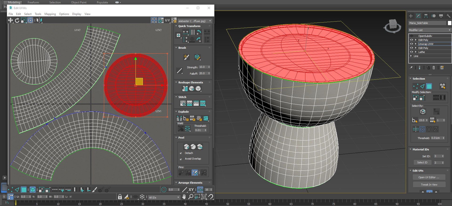 Maria Side Table By Rove Concepts 3D Model - TurboSquid 2128801