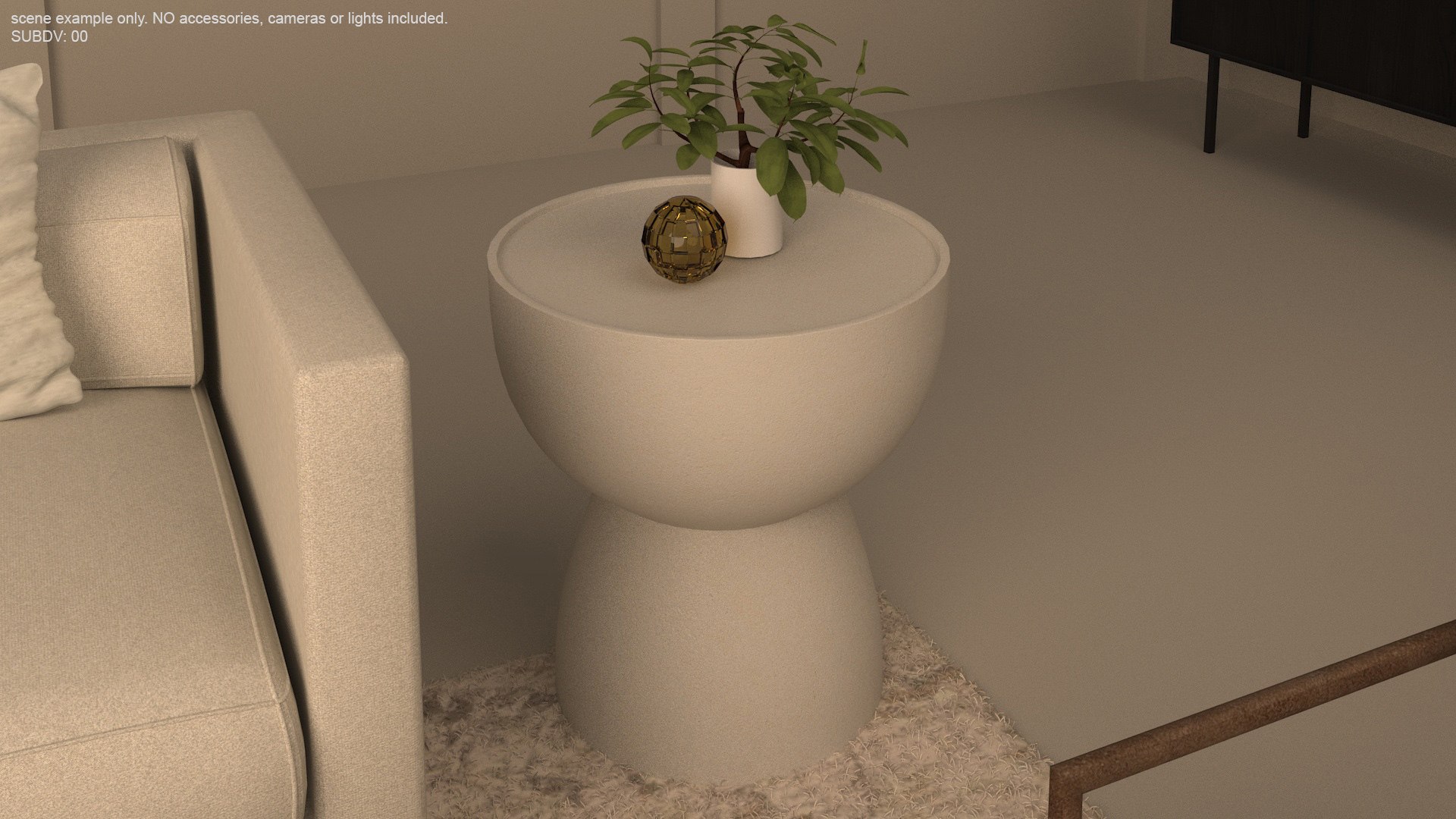 Maria Side Table By Rove Concepts 3D Model - TurboSquid 2128801