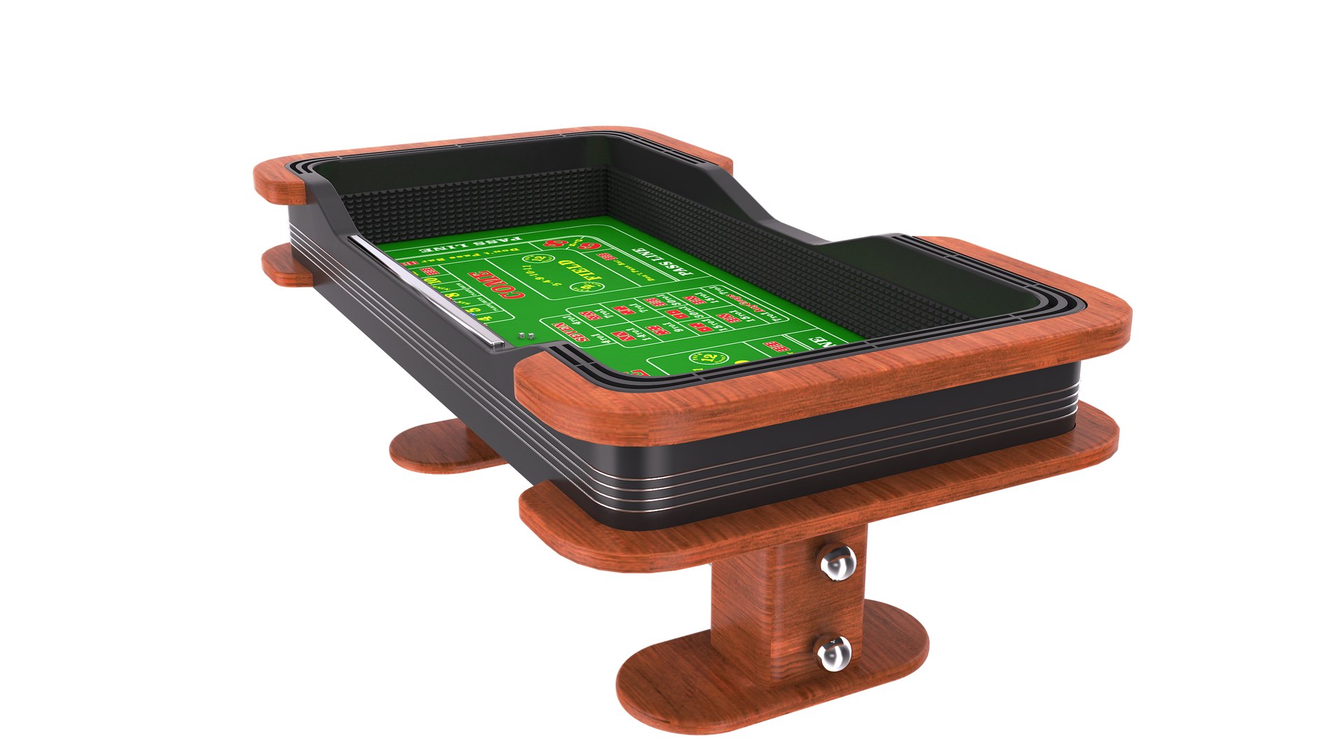 3D Model Craps Table - TurboSquid 1879395