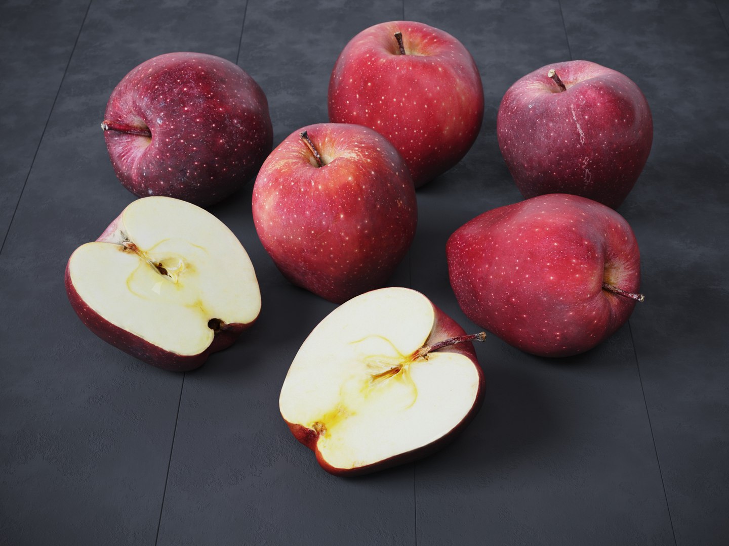 Apple Red Del Model - TurboSquid 2098351