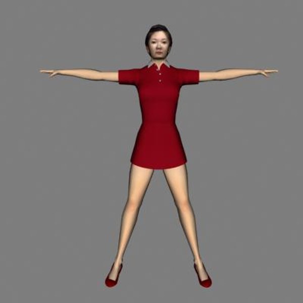 Asian Woman 3D Models for Download | TurboSquid
