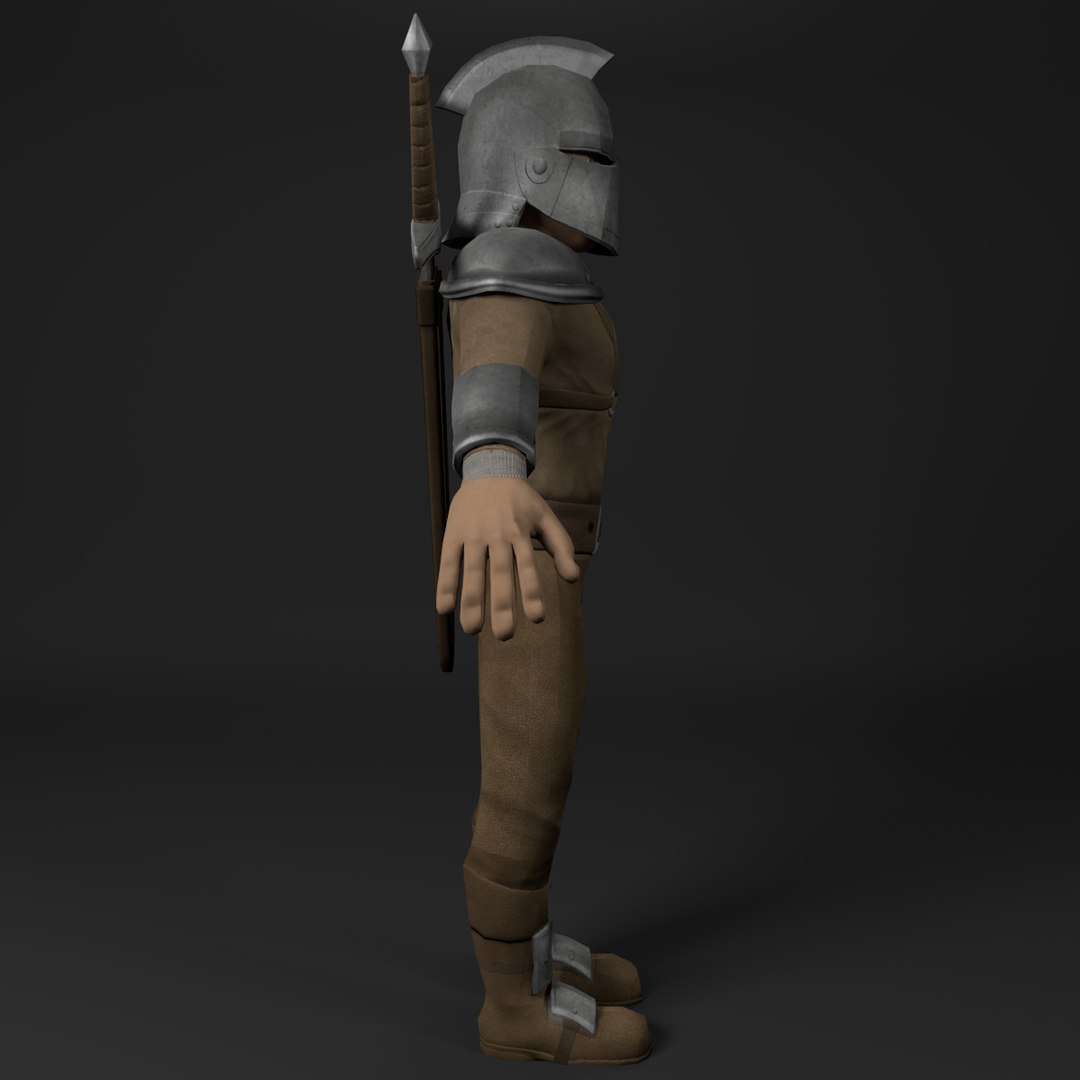 3D Guard Ready Medieval - TurboSquid 1220725