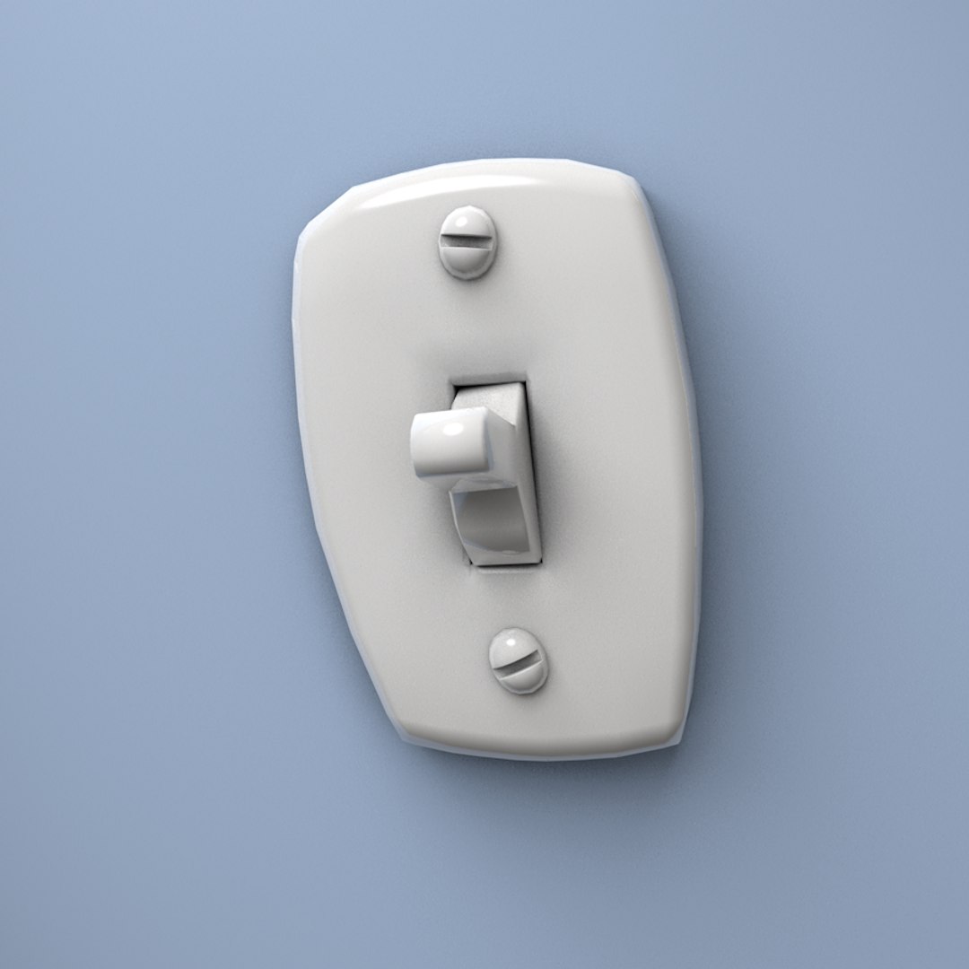 3D Light Switch - TurboSquid 1208094