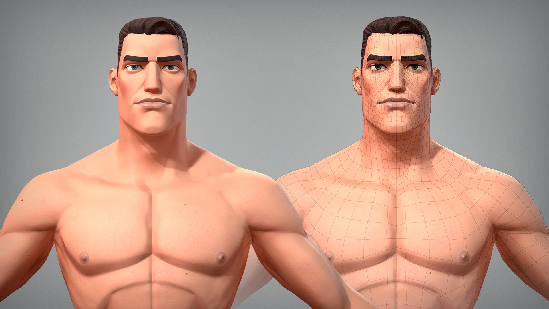 3D Model Cartoon Male Character Stan Game Ready - TurboSquid 2115340