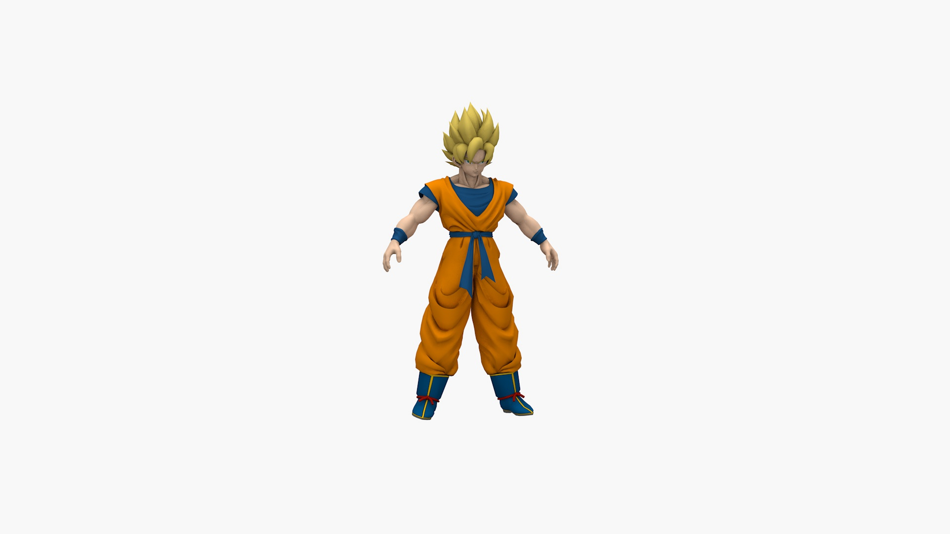 DBZ Character V3 Model - TurboSquid 2073645