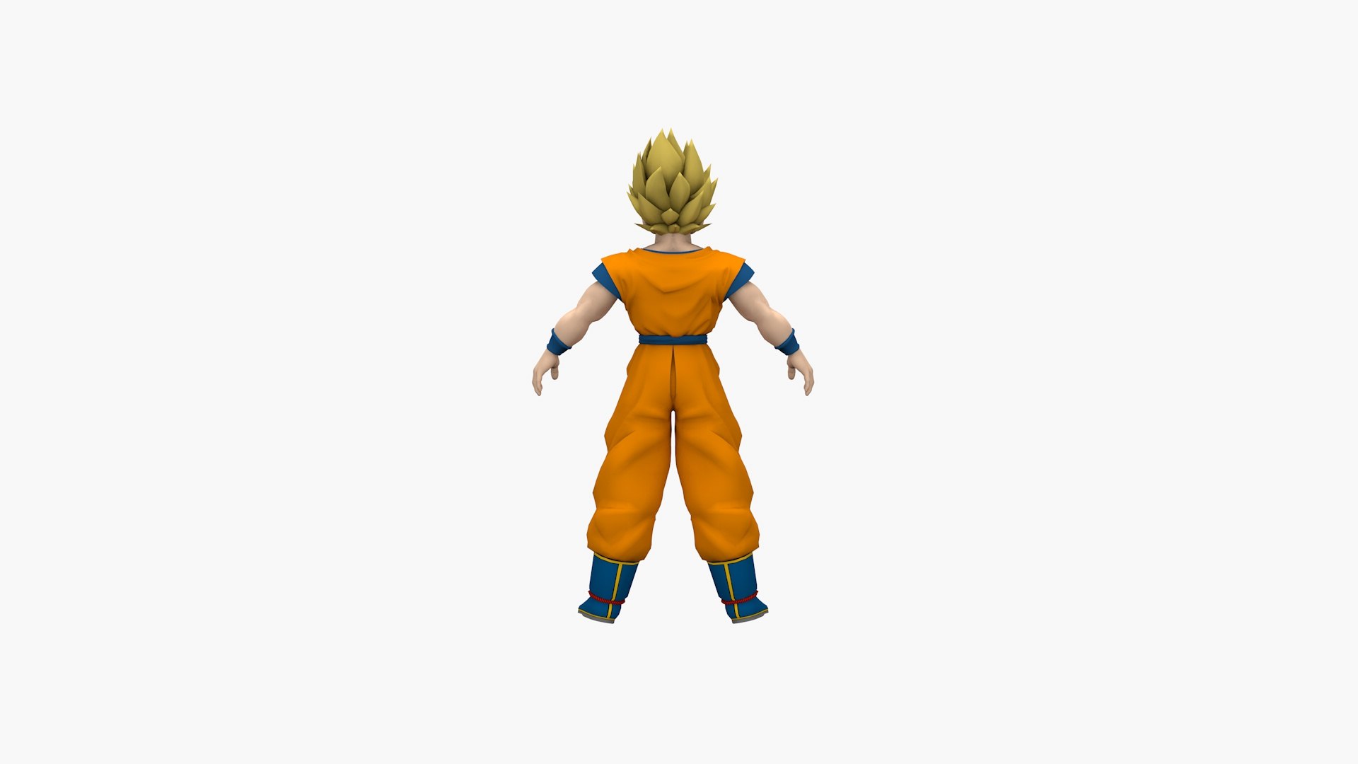 DBZ Character V3 Model - TurboSquid 2073645