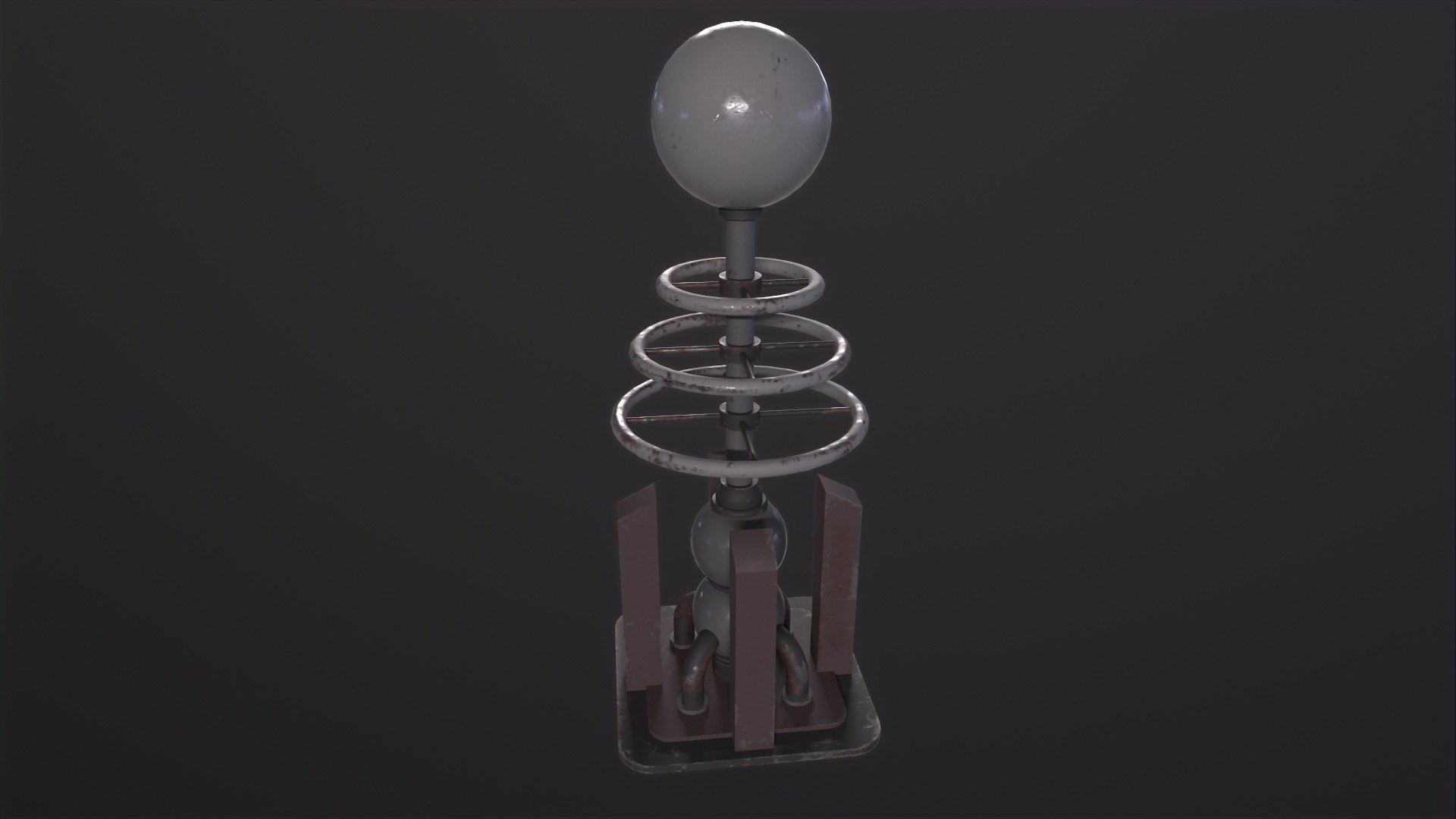 Tesla Coil Tower 3D - TurboSquid 2146973