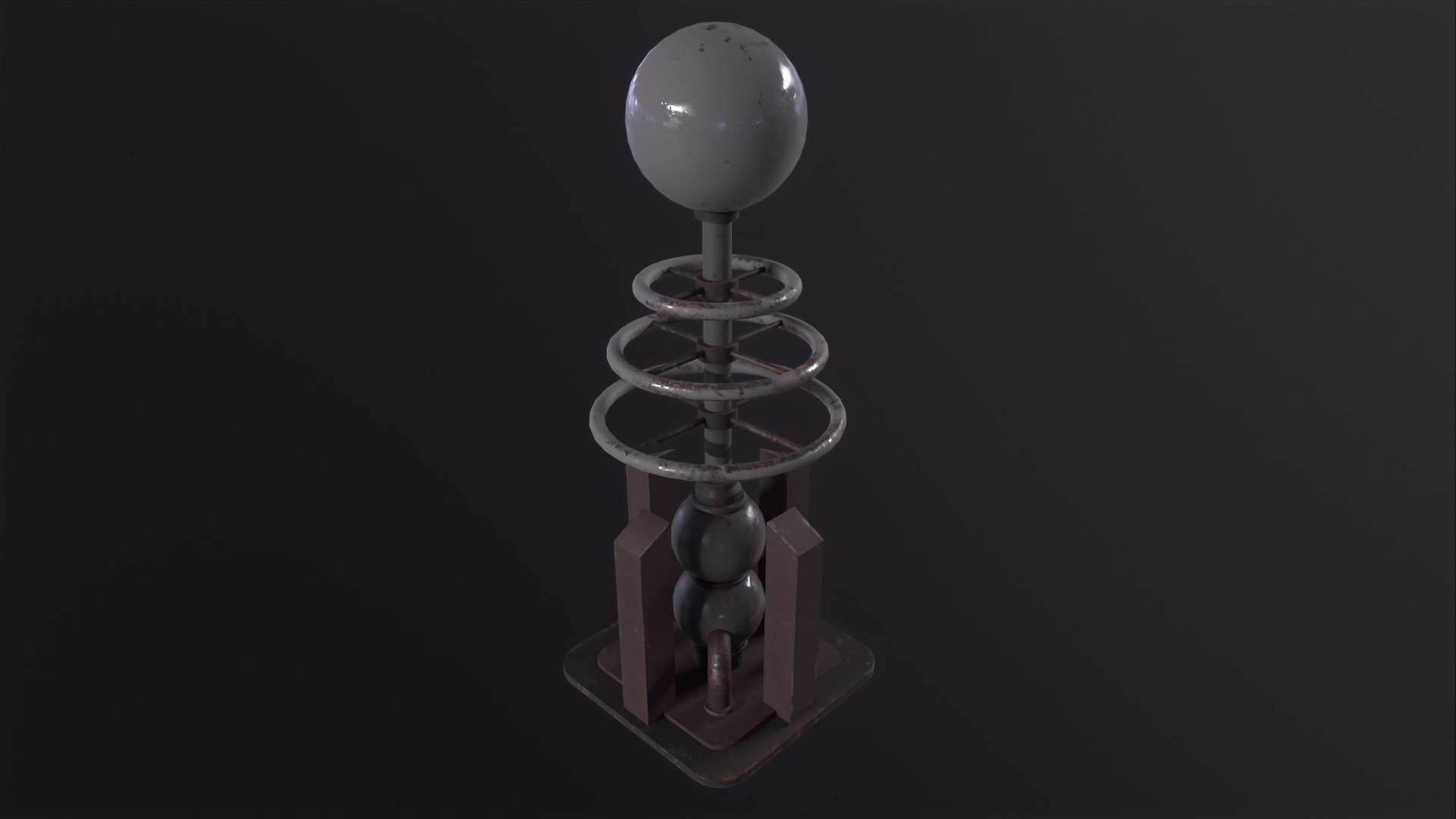 Tesla Coil Tower 3D - TurboSquid 2146973
