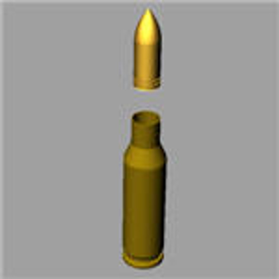 3ds Max 223 Bullet Casing