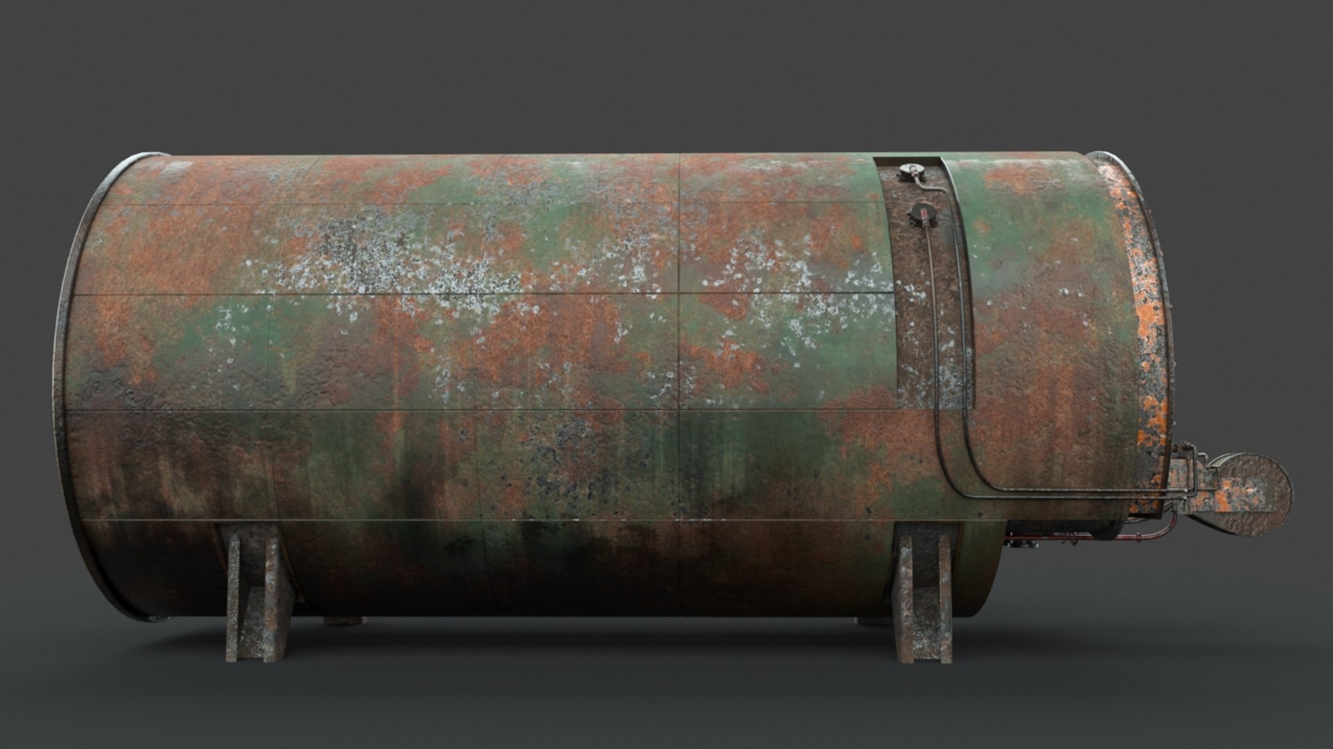 Rusted Machinery Device Model - TurboSquid 1377962