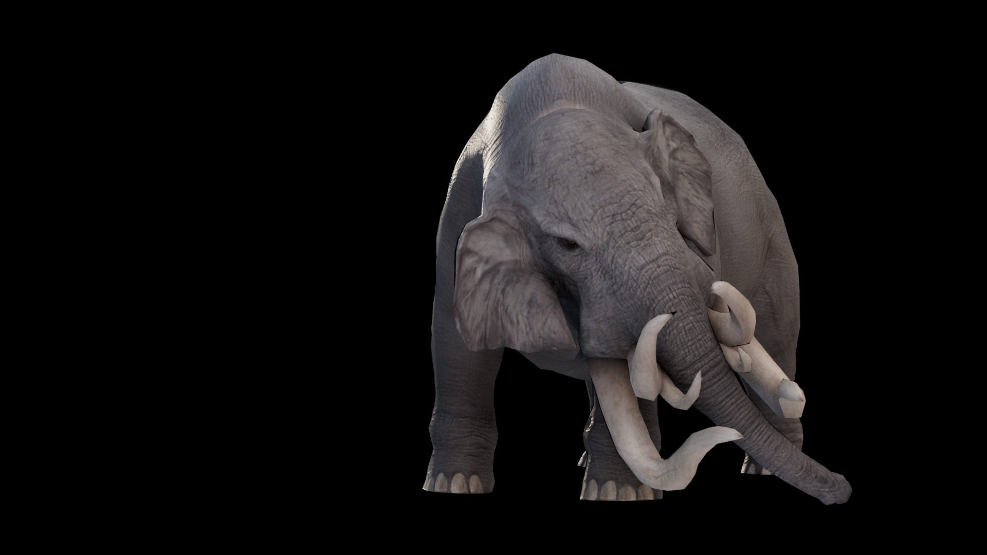 Elephant Animated 3D Model - TurboSquid 2091100
