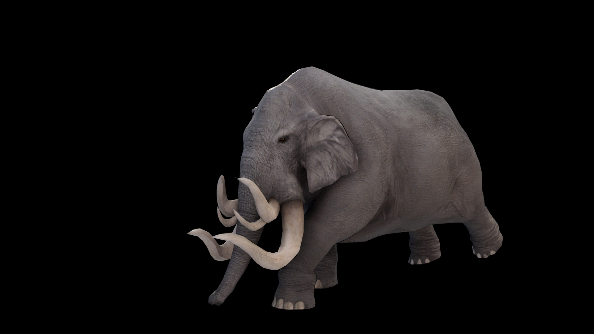 Elephant Animated 3D Model - TurboSquid 2091100