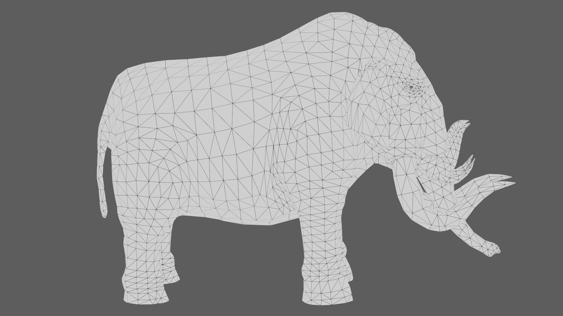 Elephant Animated 3D Model - TurboSquid 2091100