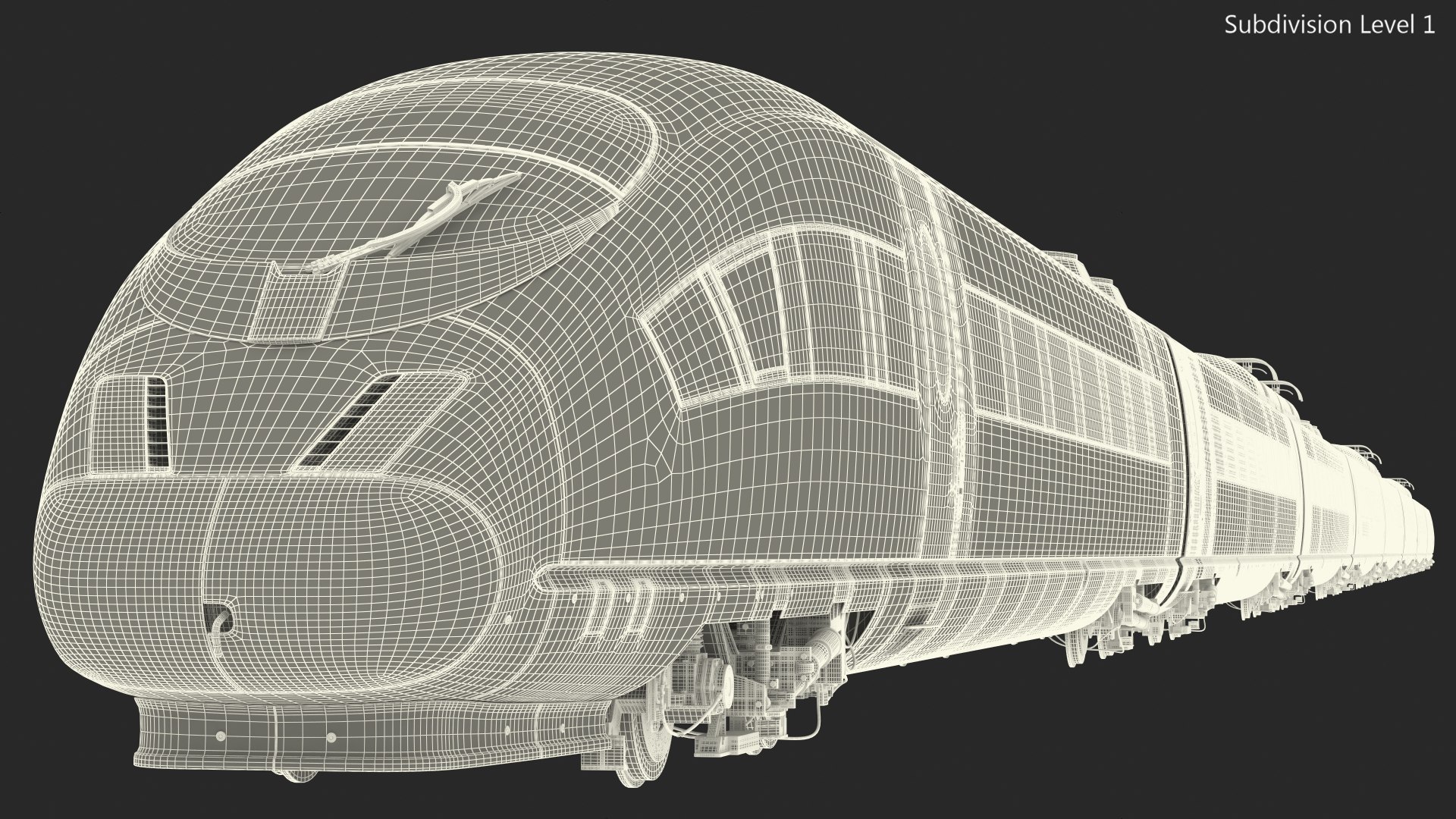 Ice Train Simple Interior 3D - TurboSquid 1851027