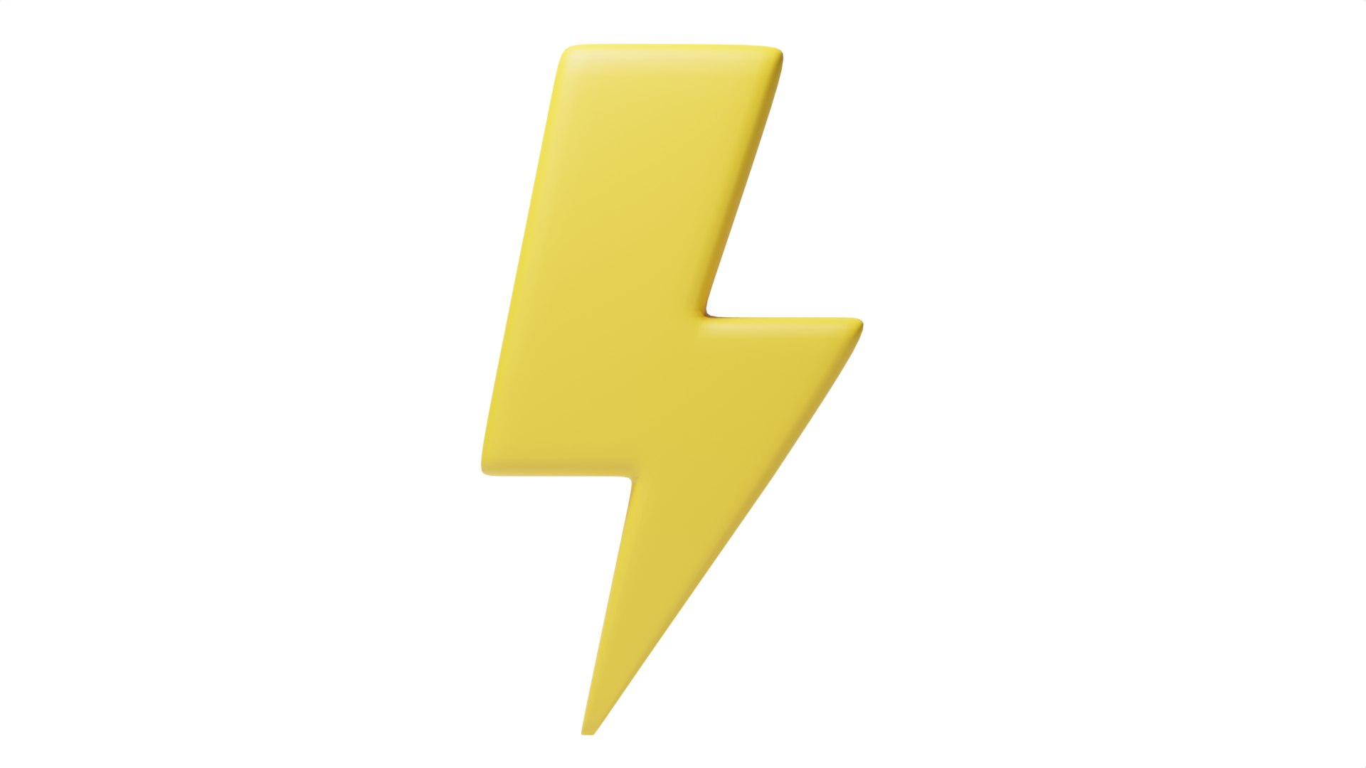 3D Model Thunder Icon - TurboSquid 2173469