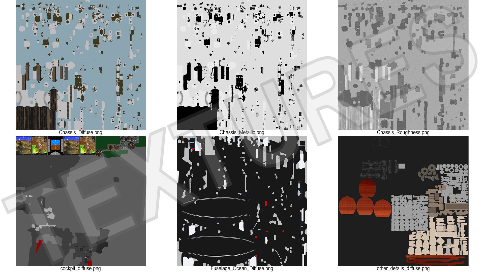 Business Jet Plane Black No Chassis 3D - TurboSquid 2384593